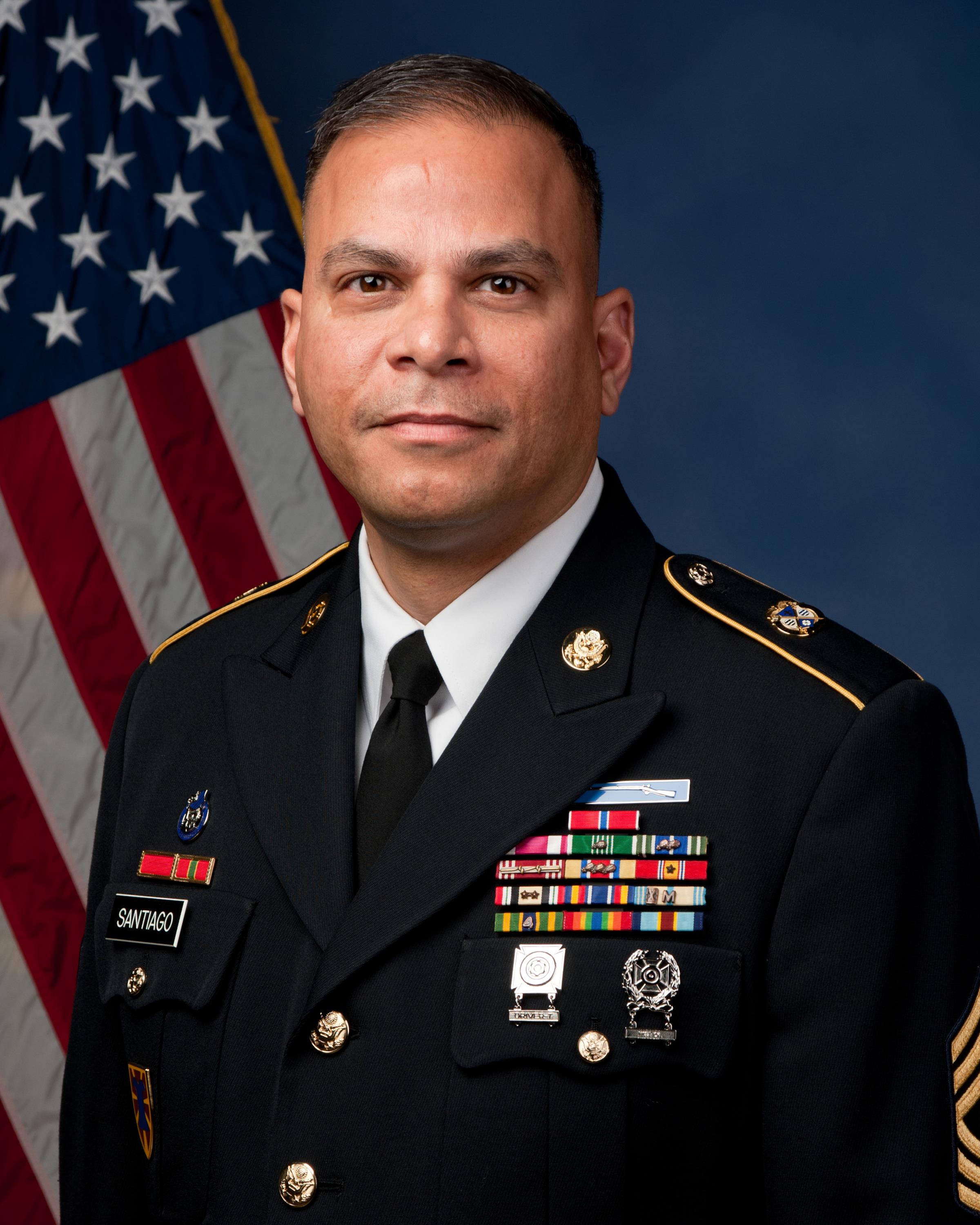 Command Sergeant Major Orlando Santiago U S Army Reserve Article View