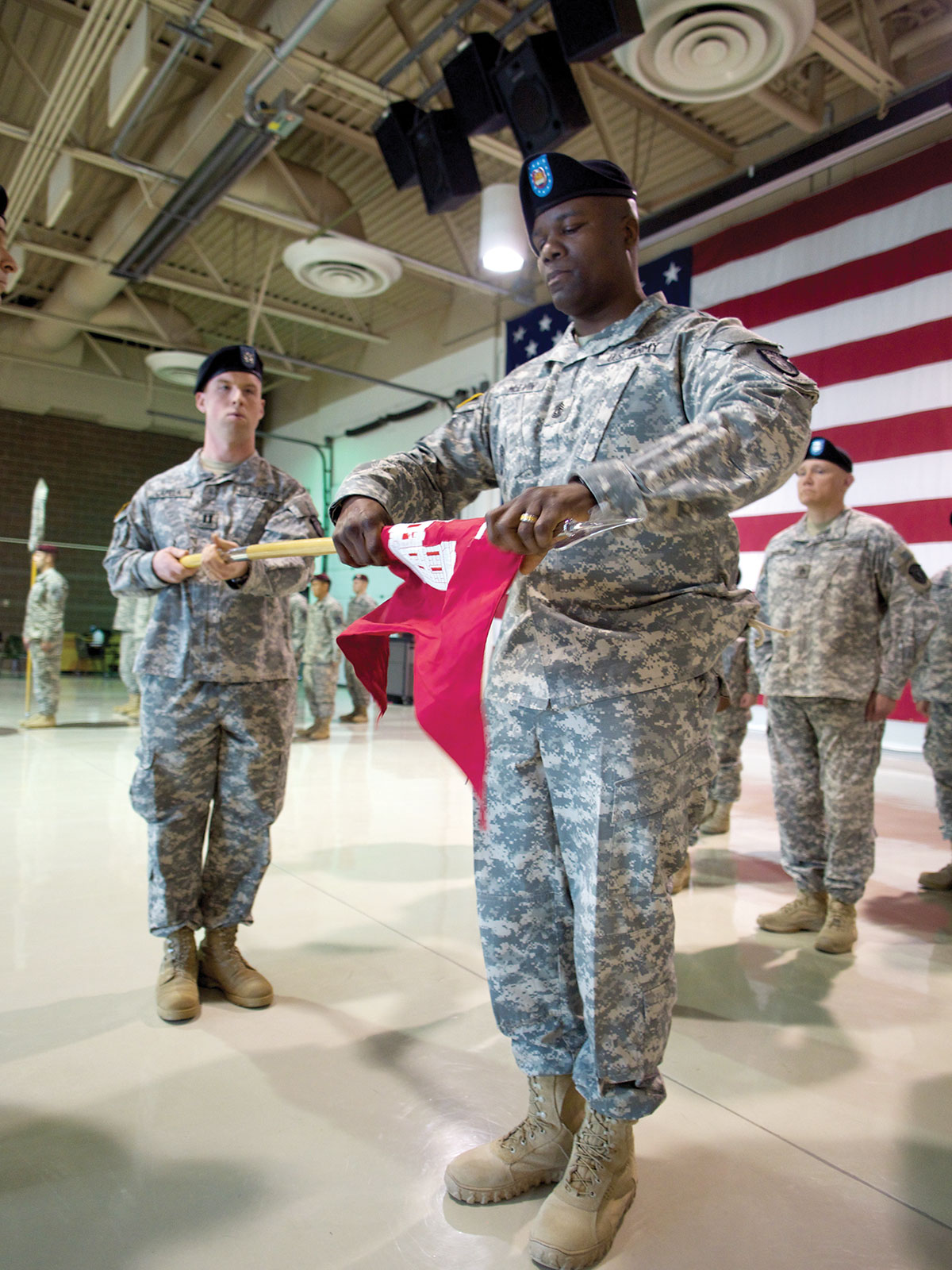 Engineer units furl guidons, inactivate > Joint Base Elmendorf ...