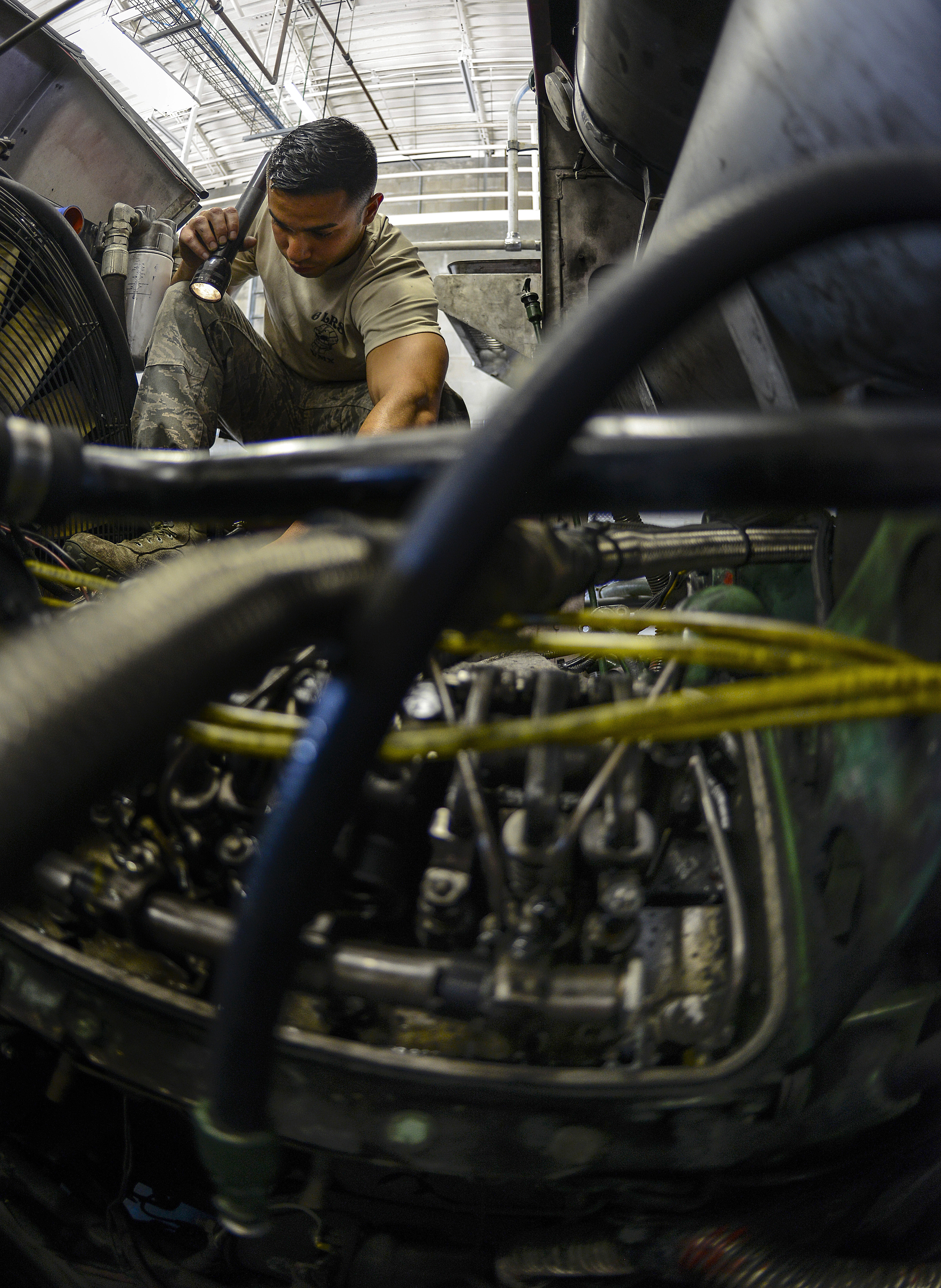 Fire truck mechanics stop, drop and keep them rolling > MacDill Air ...