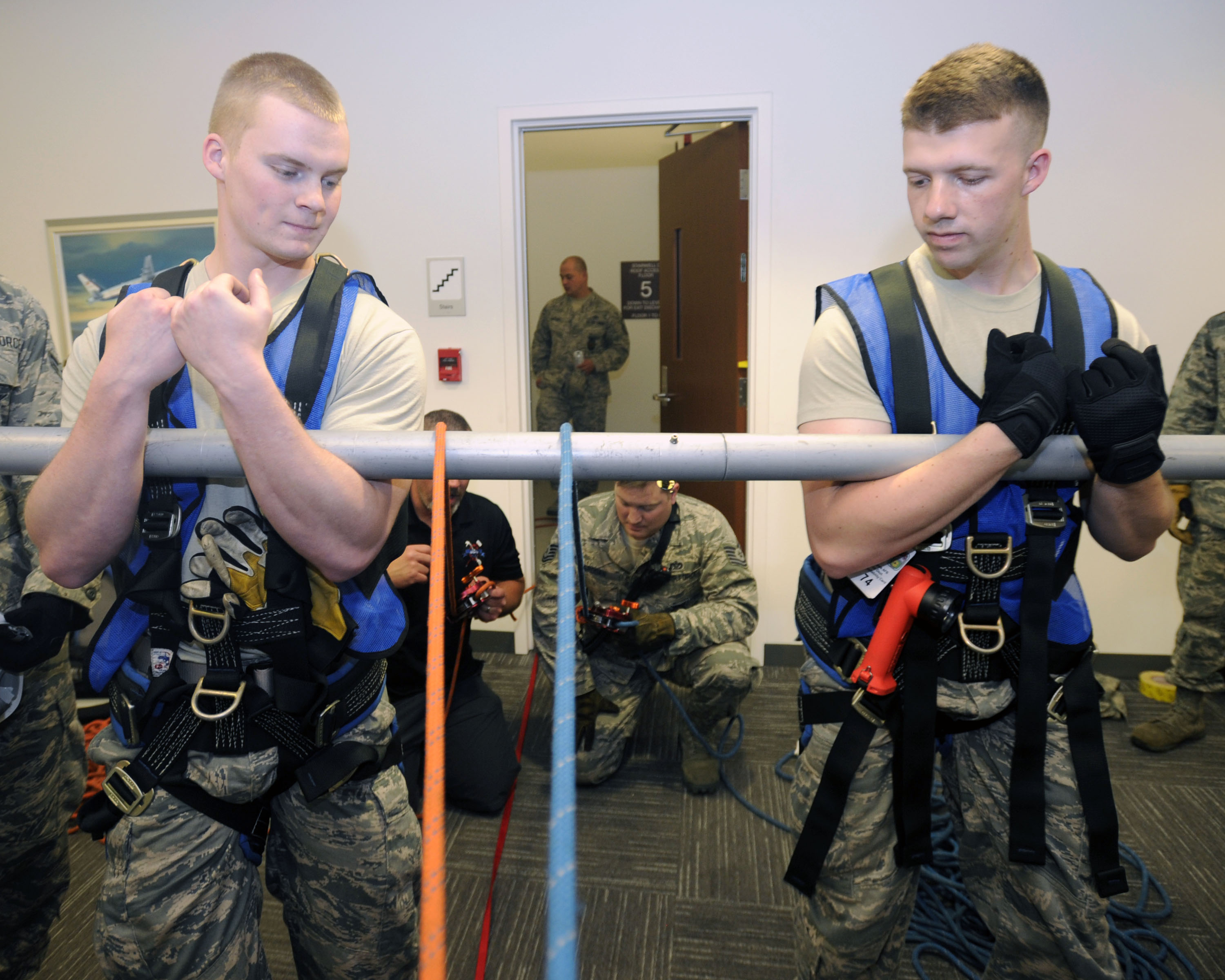 11th CES Fire Department conducts elevator rescue training > Joint Base ...