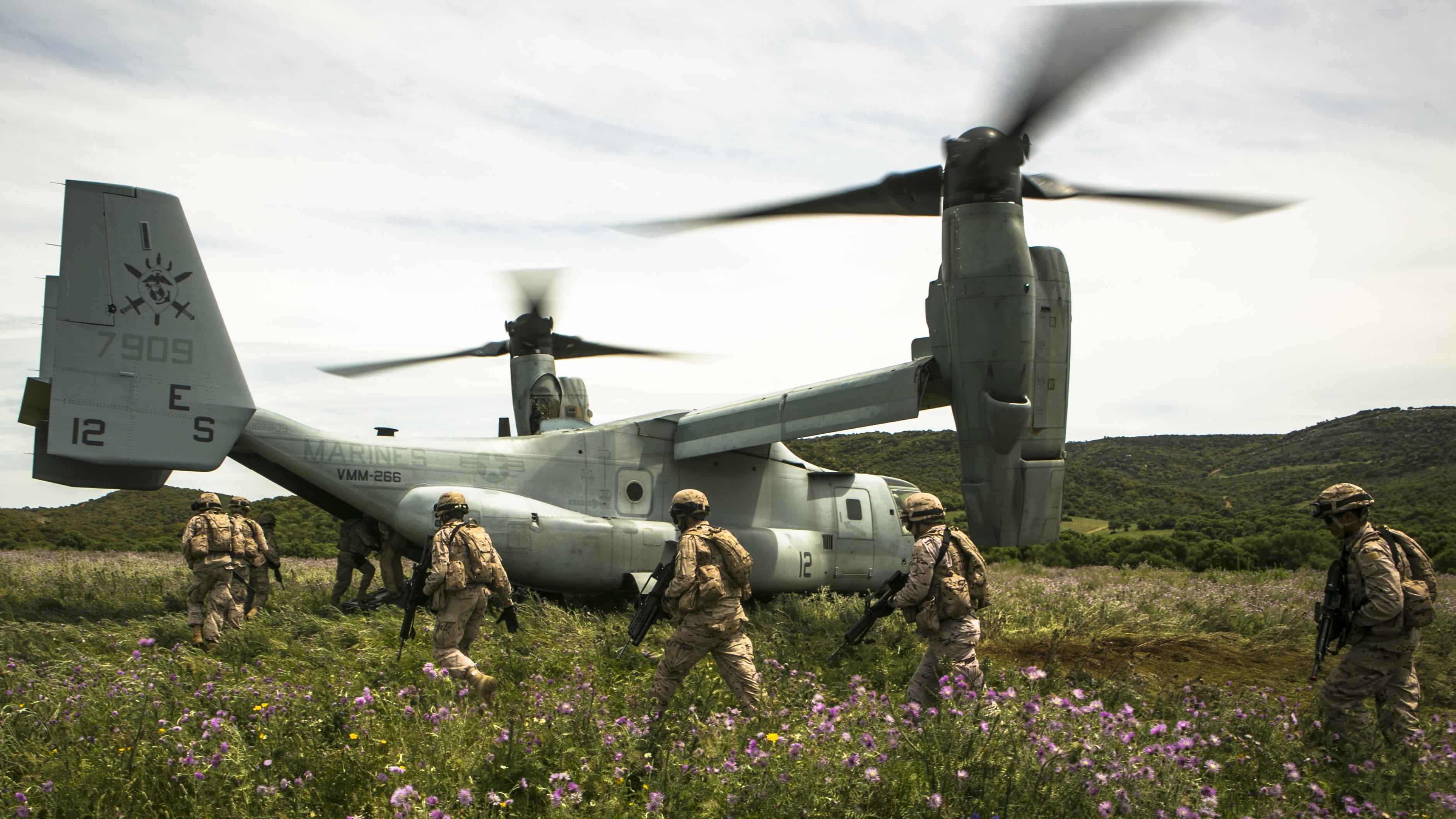 Platoon Assault: U.S. Marines team up with Spanish for live-fire training