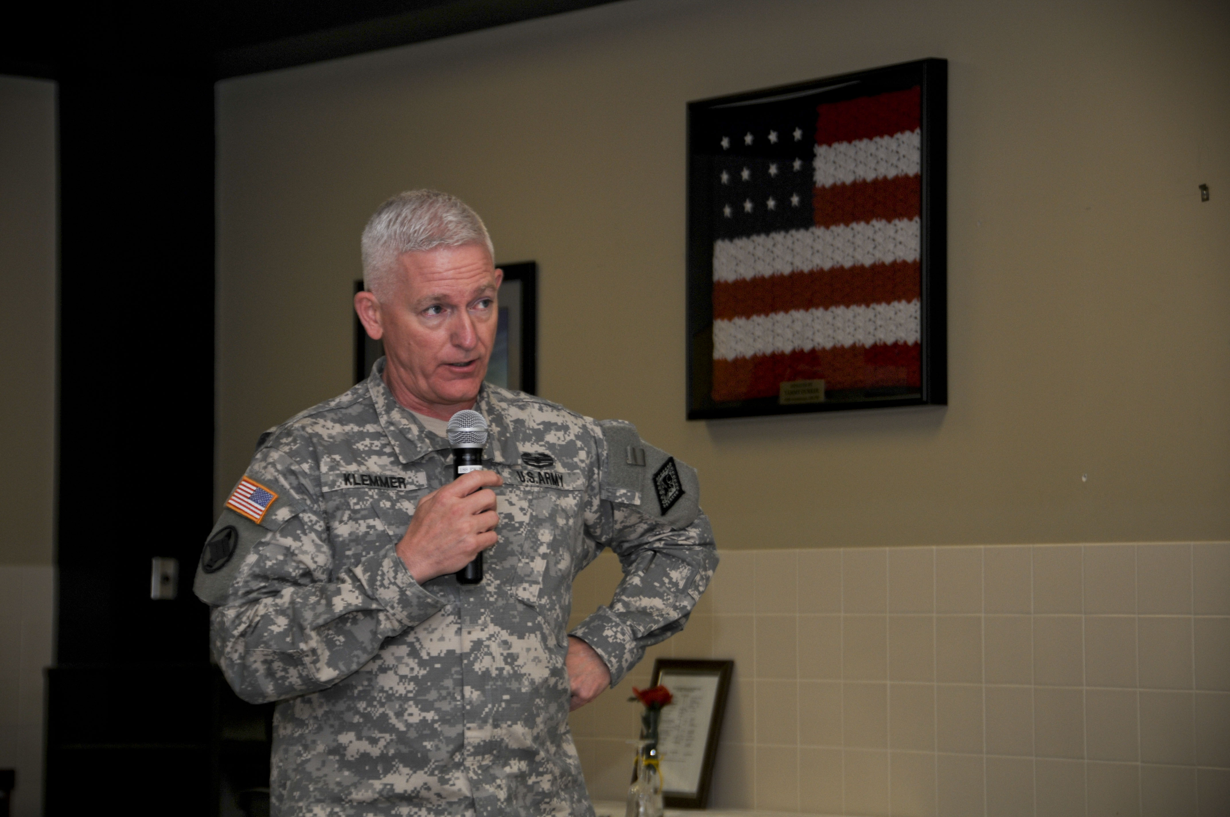 Brig. Gen. Keith Klemmer speaks about service before self at 188th ...