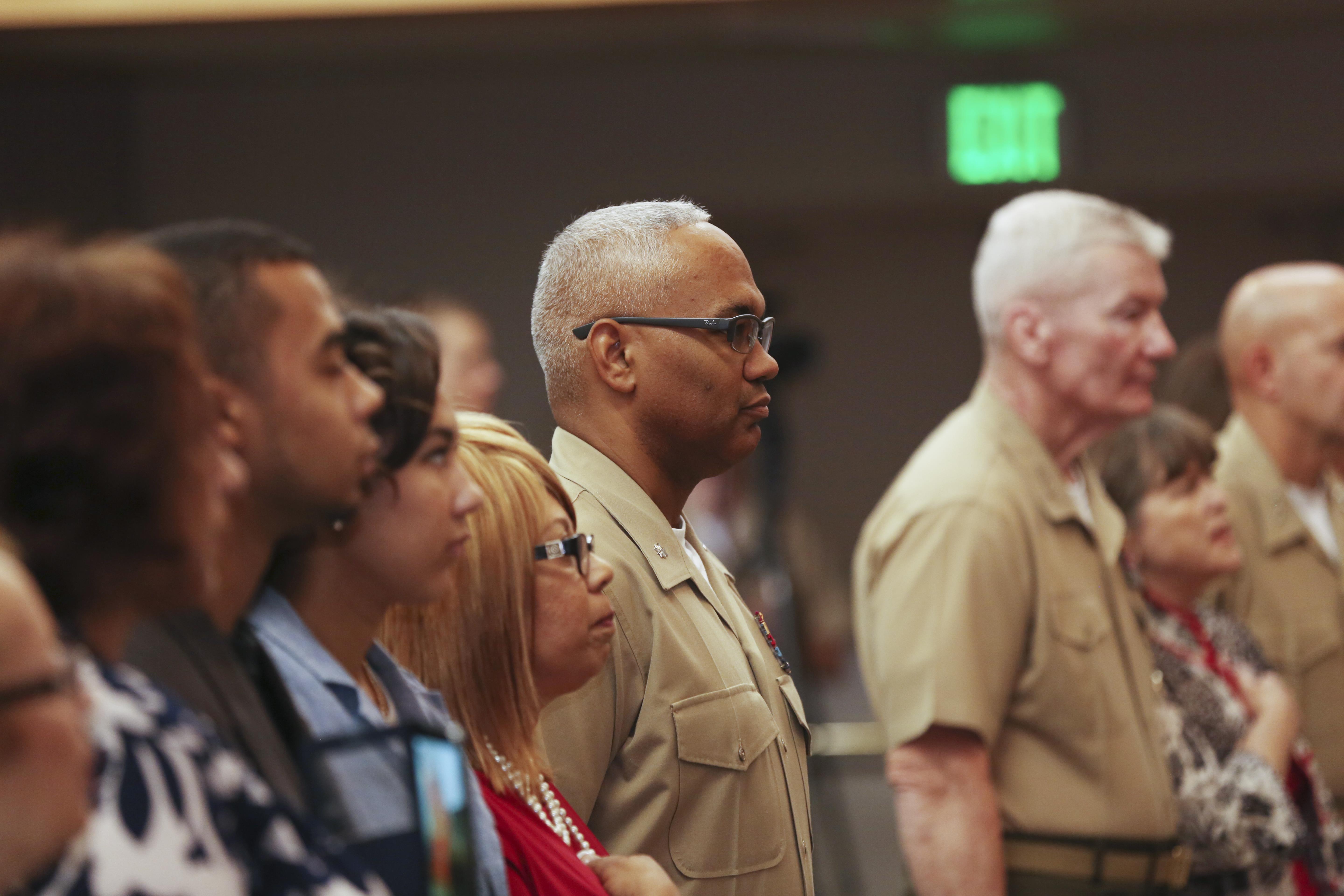 Comptroller retires aboard Combat Center