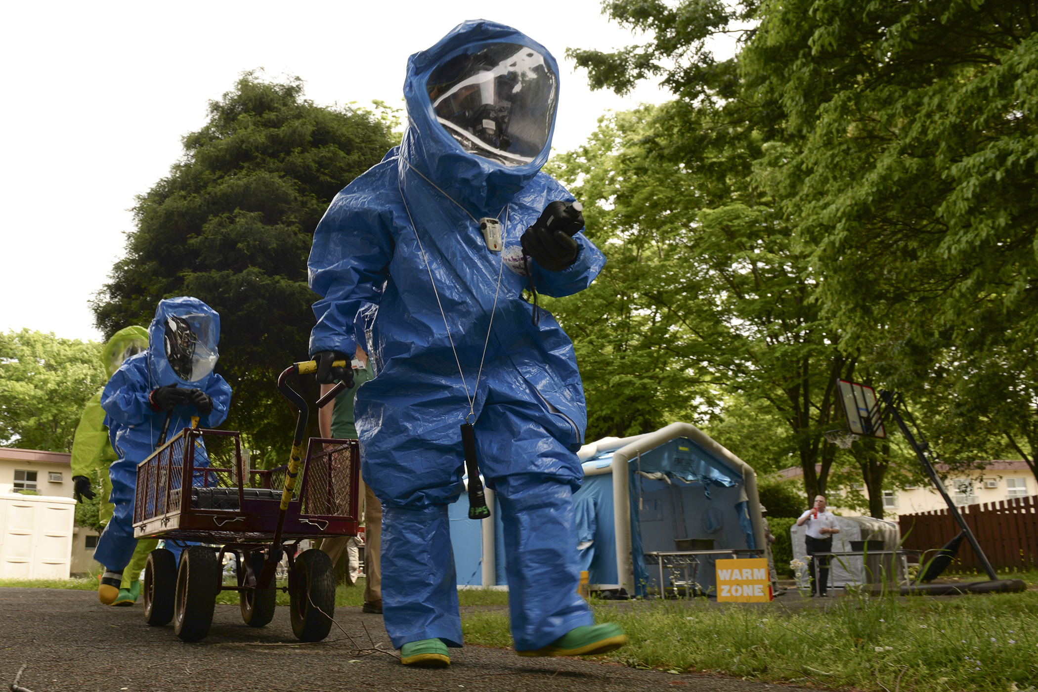 Suits of hazard: Emergency response training > Pacific Air Forces ...