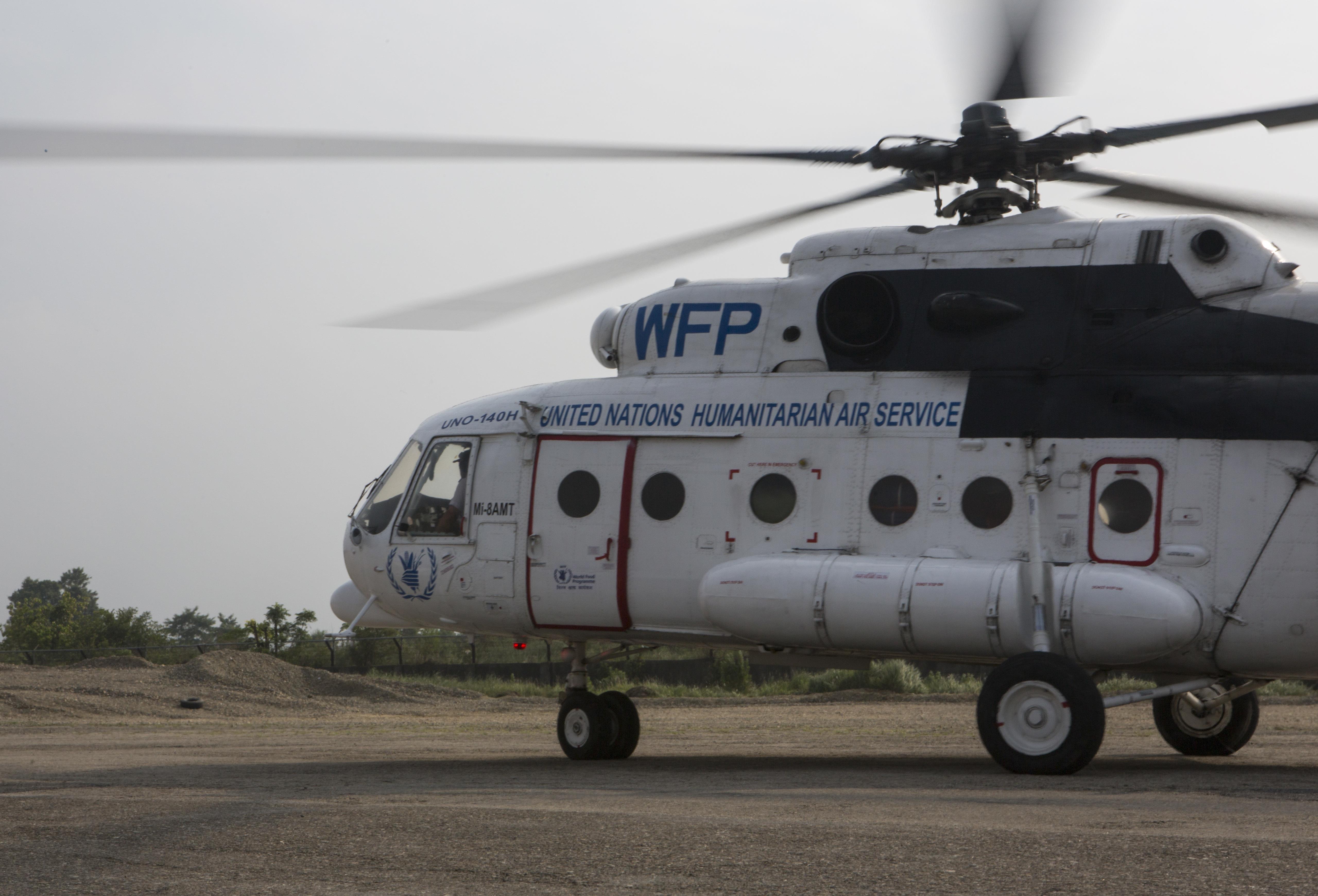 Relief delivered by World Food Programme