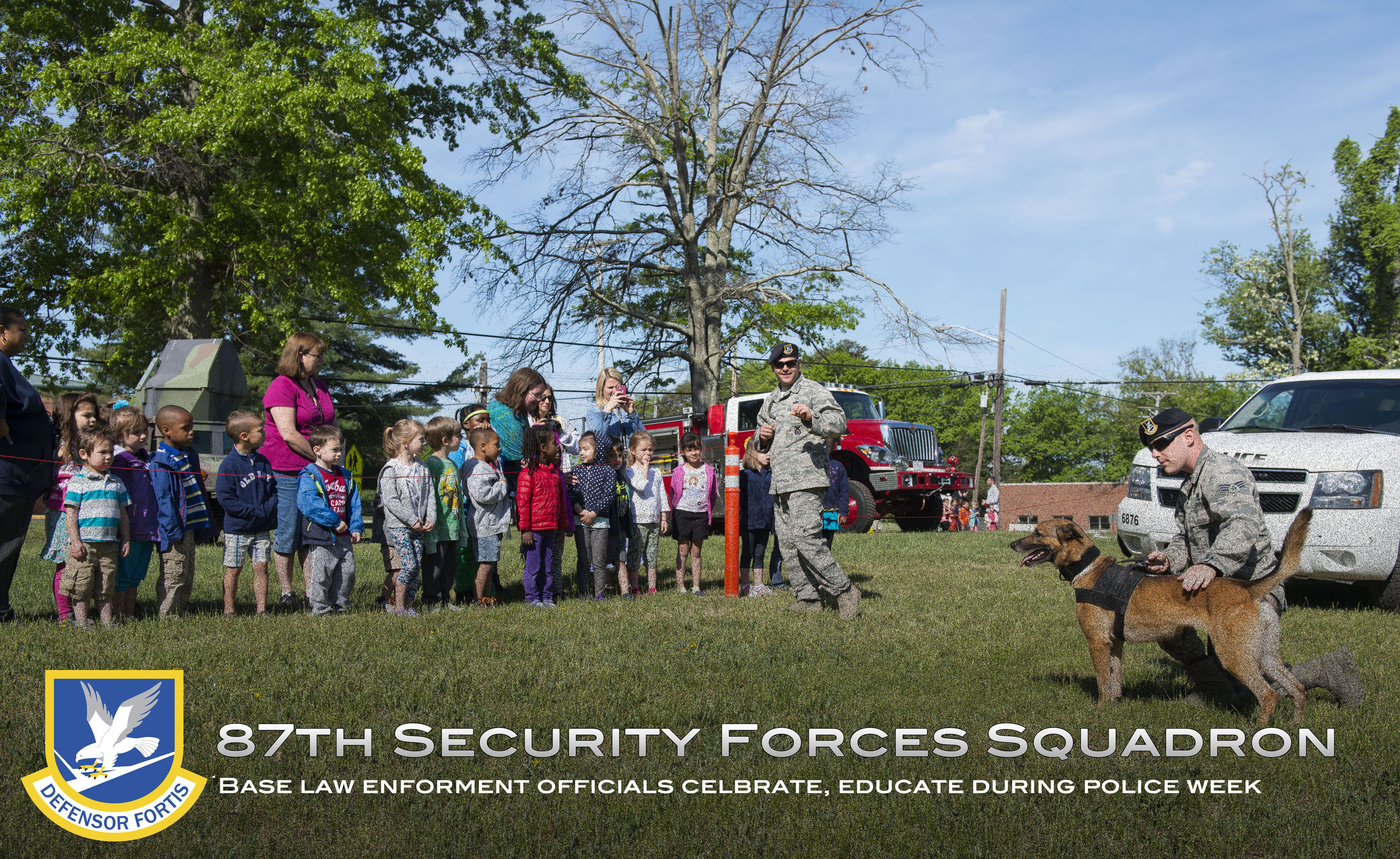 Base law enforcement officials celebrate, educate during police week ...