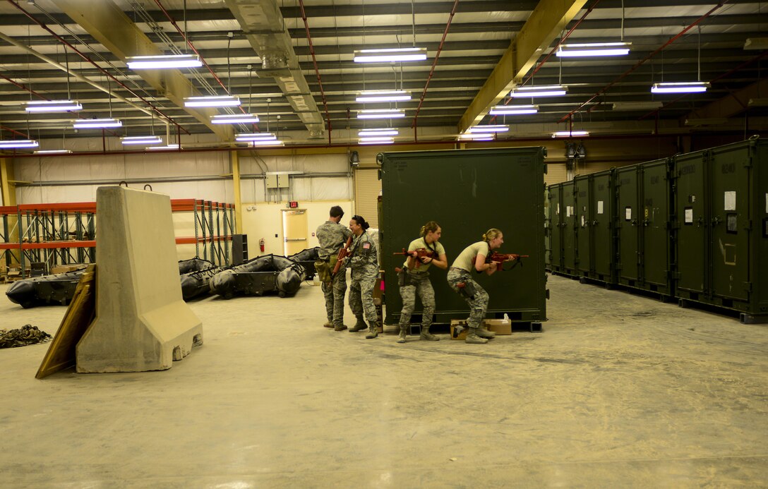 379th ESFS female Airmen lend skills to SOCCENT