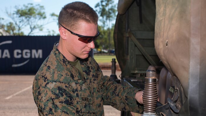 Exercise Predator Walk kicks off as U.S. Marines depart Robertson Barracks