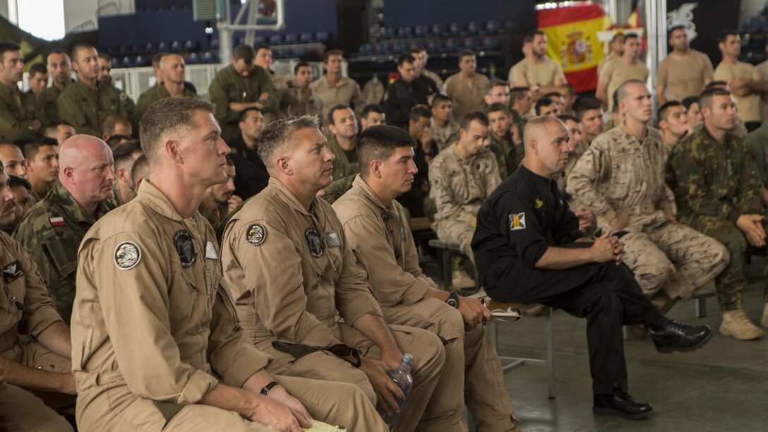 The Long Drop: U.S. Marines fly with multinational forces during ...