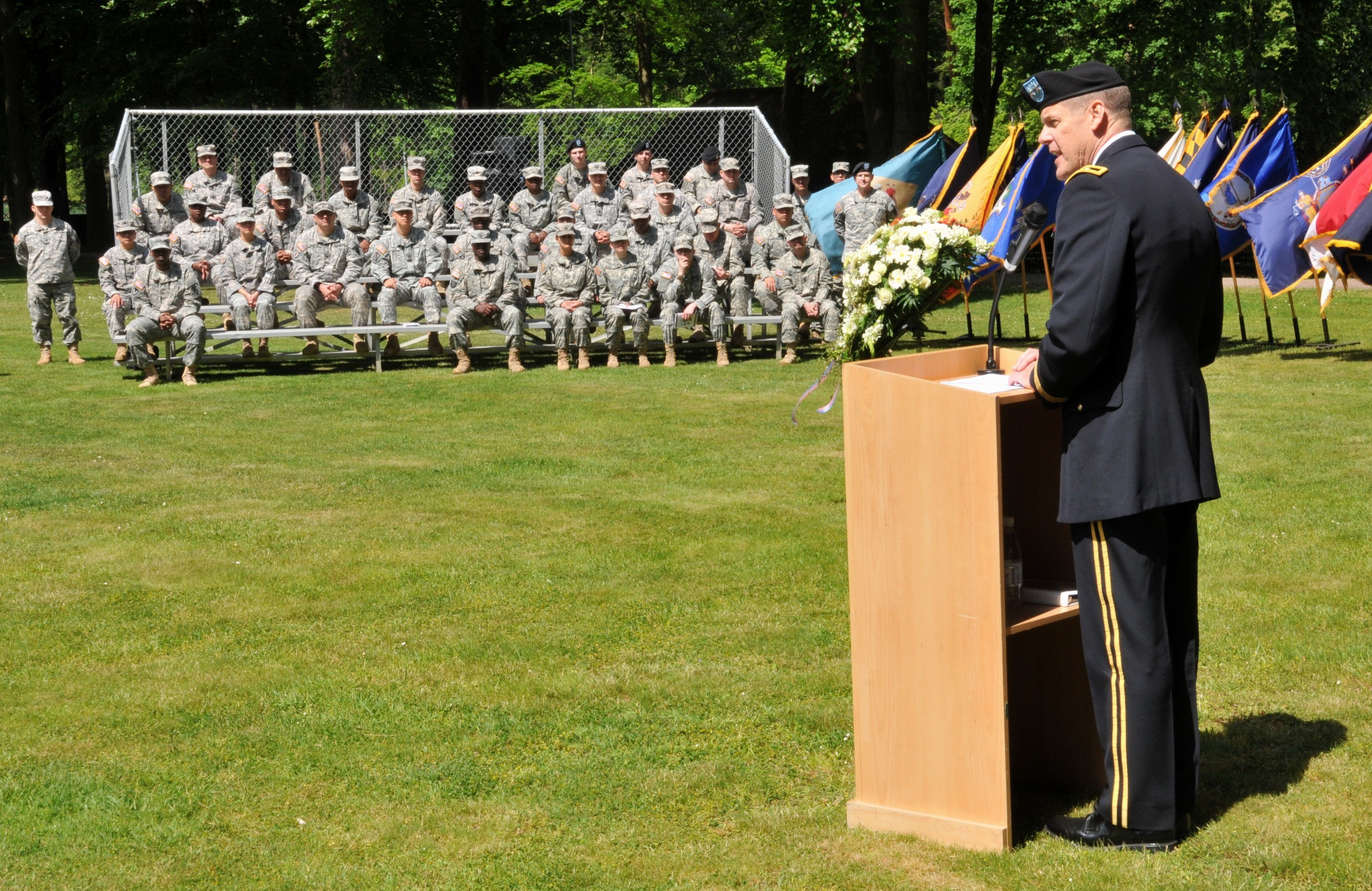 U.S. Army Maj. Gen. John R. O’Connor, commanding general of the 21st ...