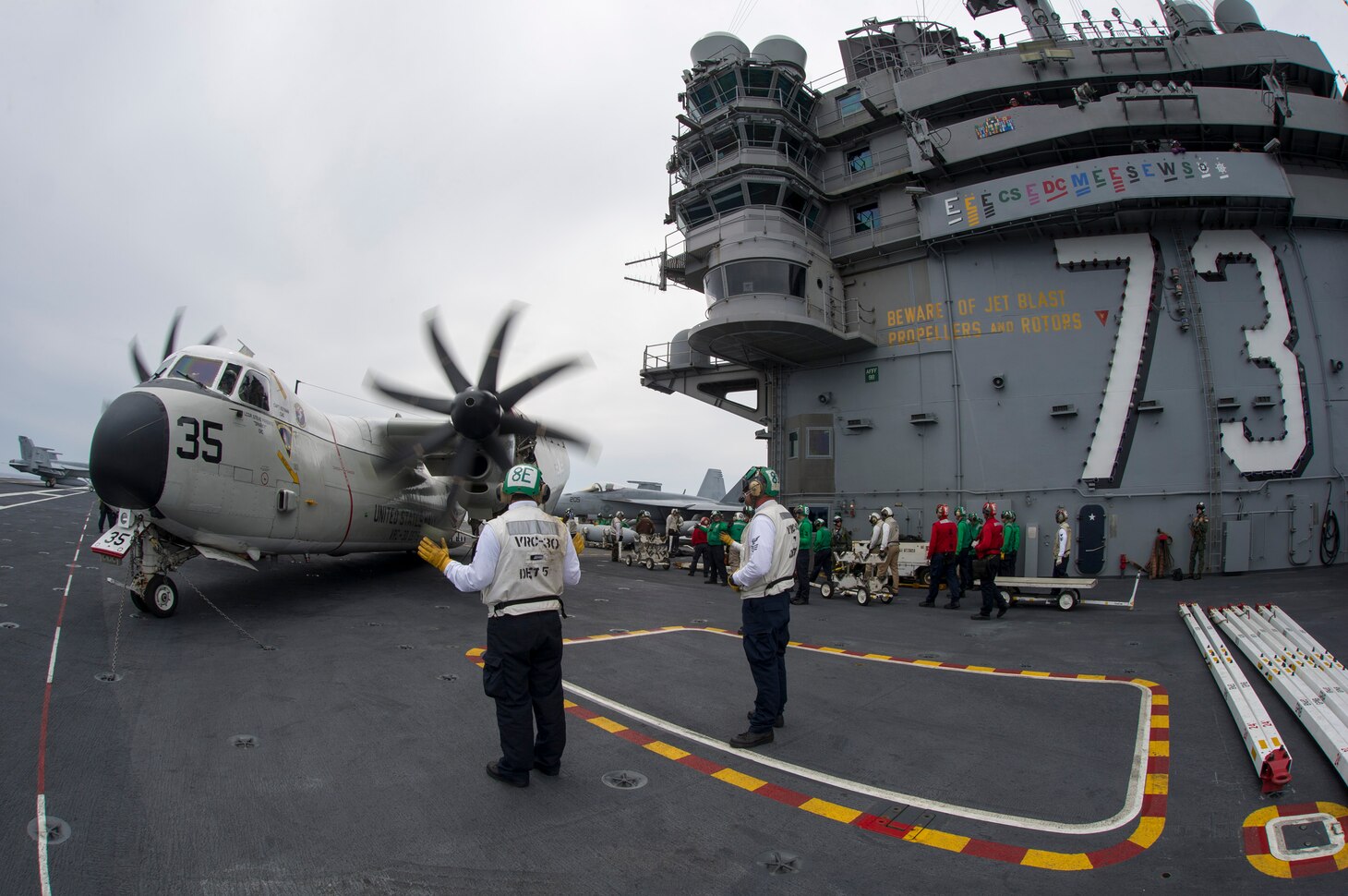 Navy Fleet Logistics Support Squadron's Detachment Returns From ...