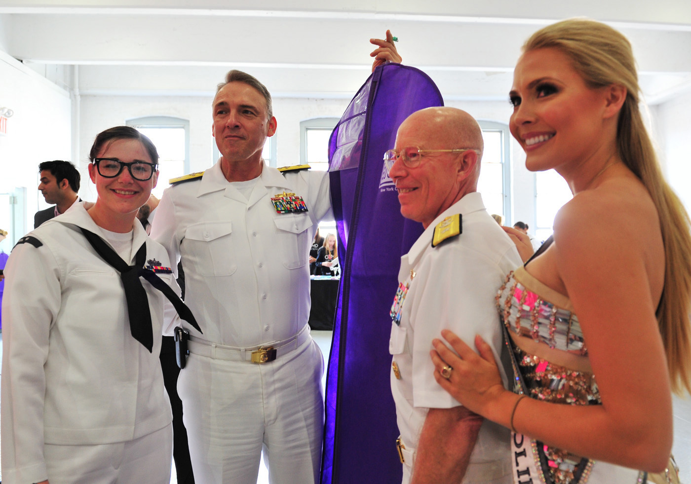 USO hosts 'Operation: That's My Dress!' during Fleet Week New York ...