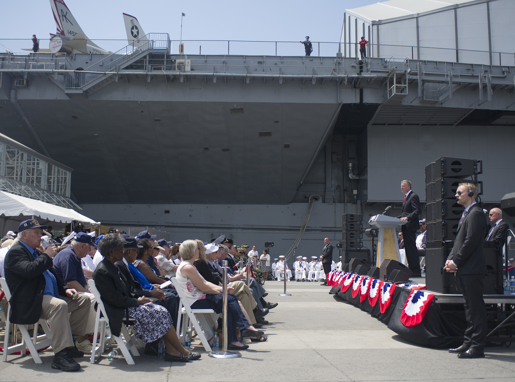 Memorial Day observed at Intrepid Sea, Air & Space Museum during Fleet ...