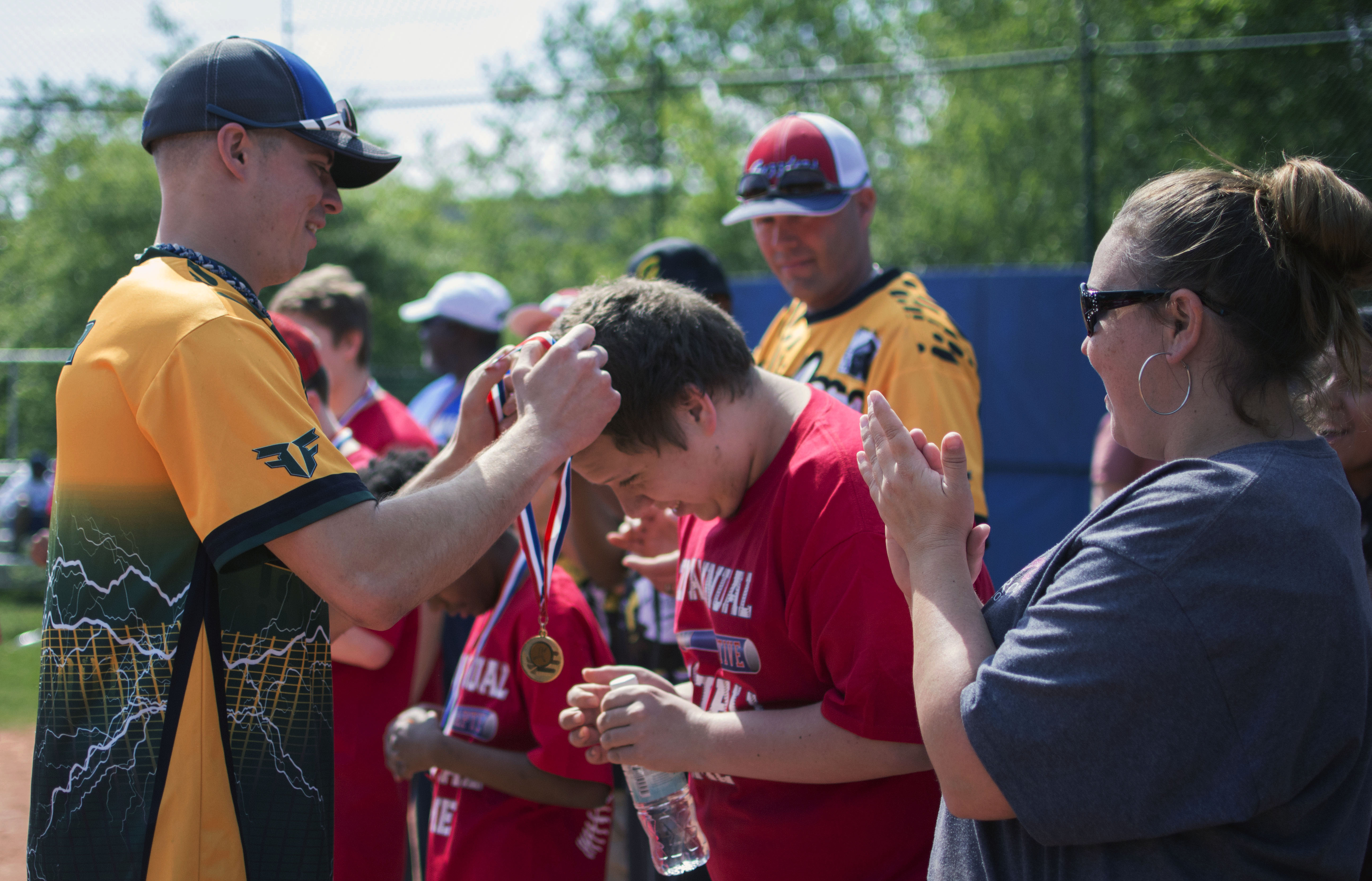 Adaptive Softball Game helps children earn a win > Ramstein Air Base ...
