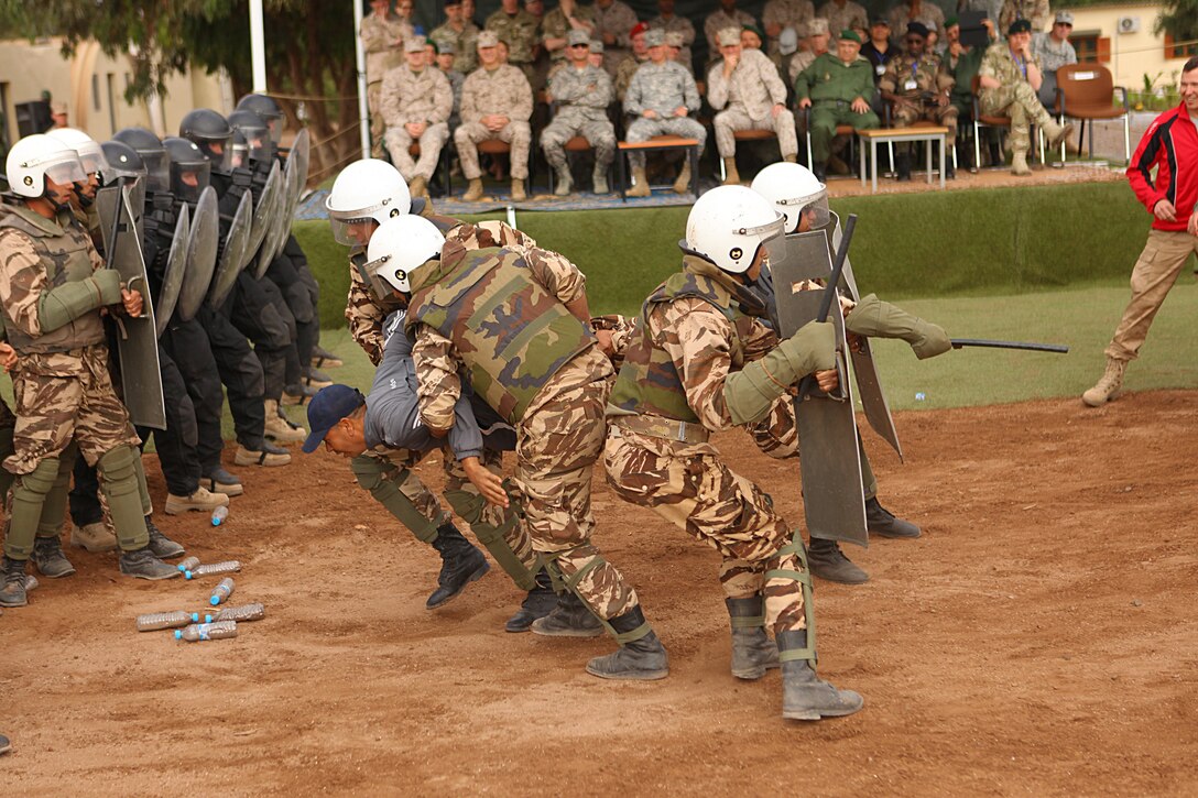 Riot Control Demonstration