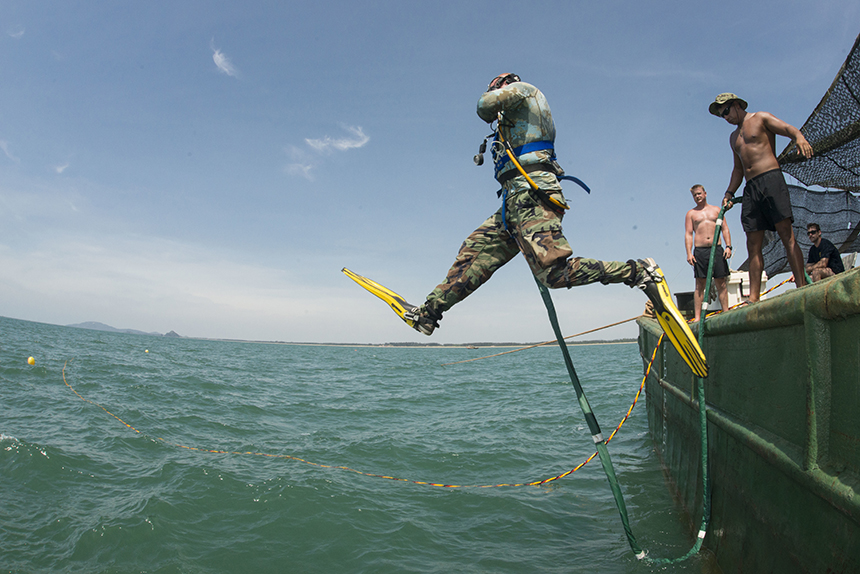Underwater Recovery Team Searches for Aviators Lost in Vietnam War > U ...