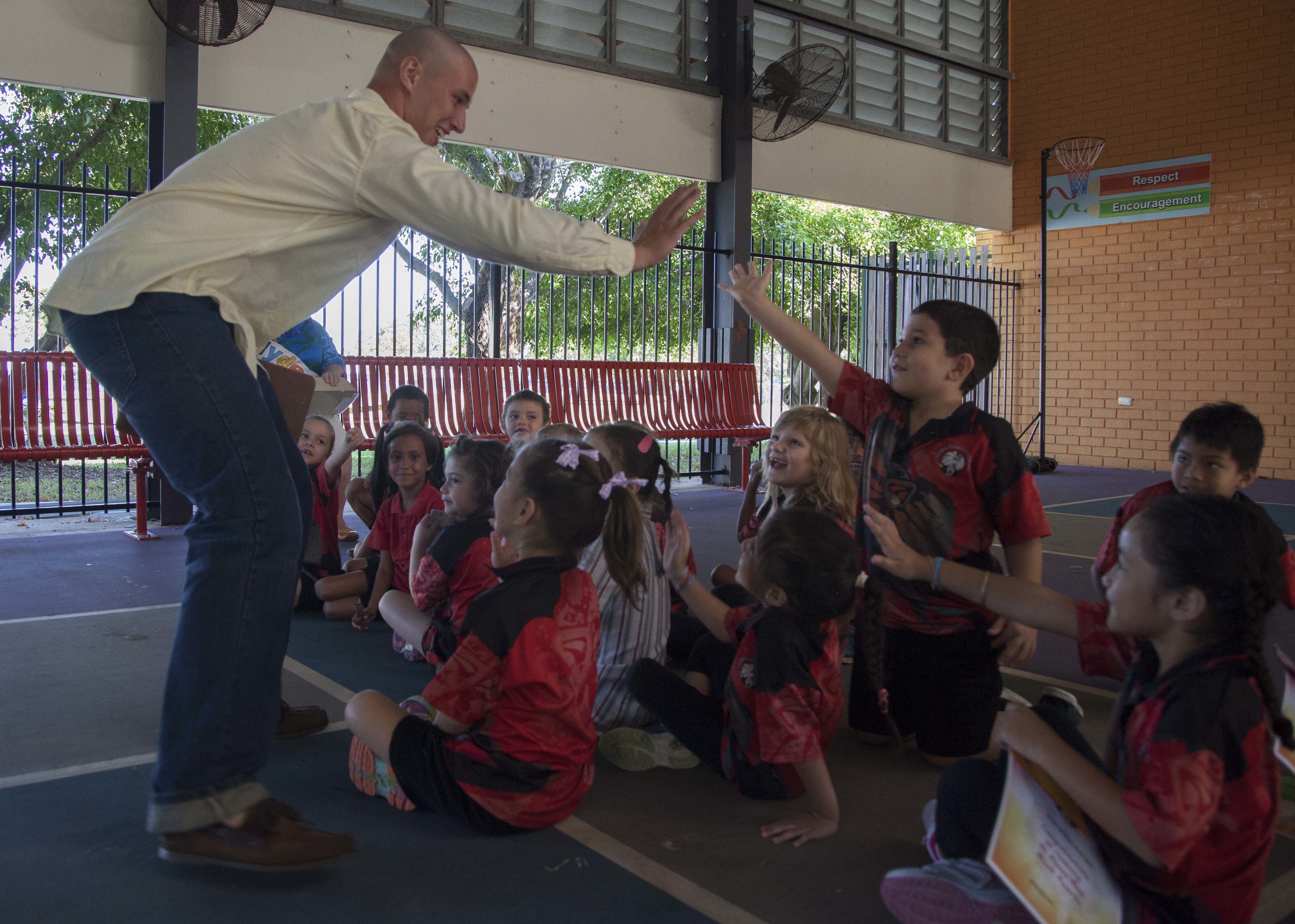 Marines celebrate Mother’s Day with Alawa Primary
