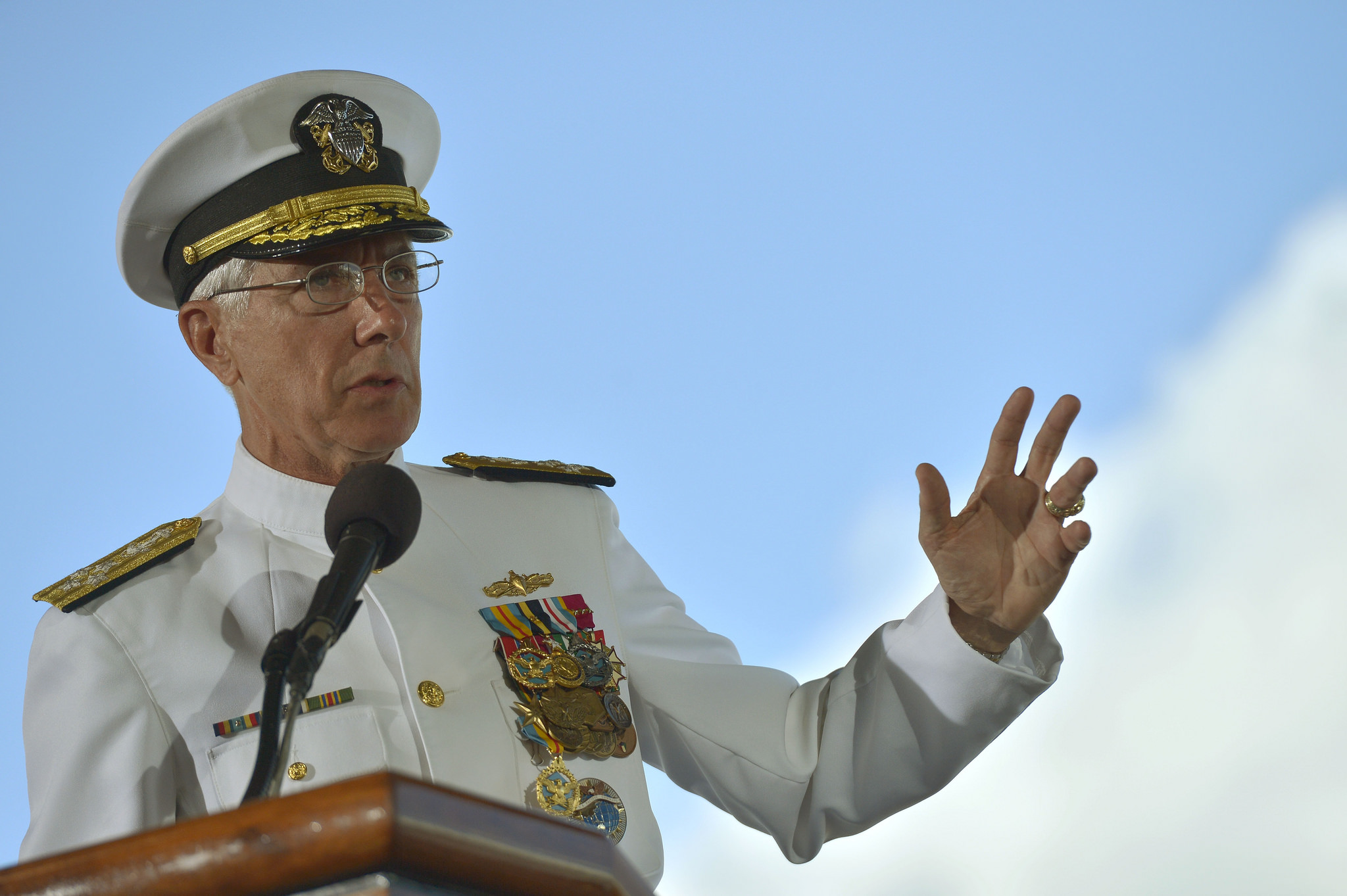 Outgoing U.S. Pacific Command Commander Navy Adm. Samuel J. Locklear ...