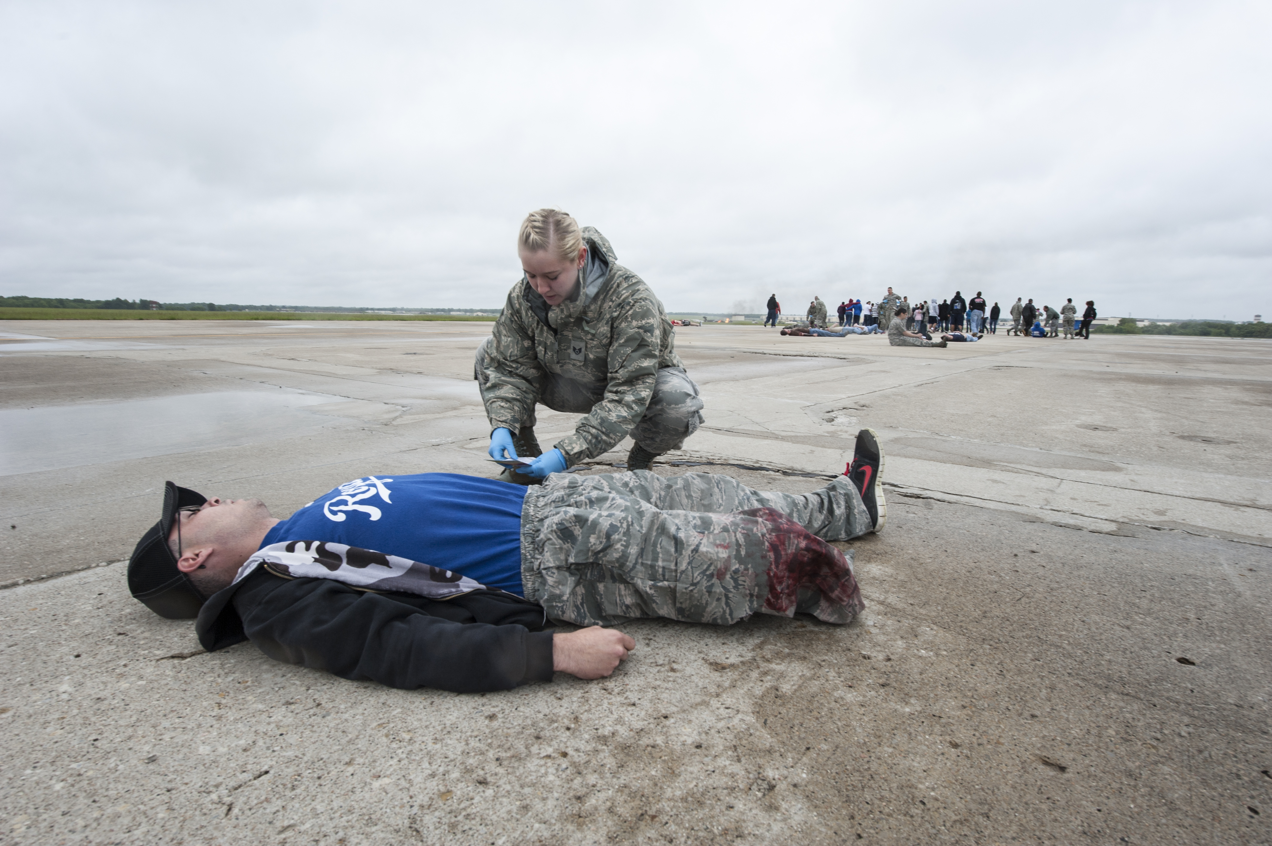 Medics train for worst-case scenario > Whiteman Air Force Base ...