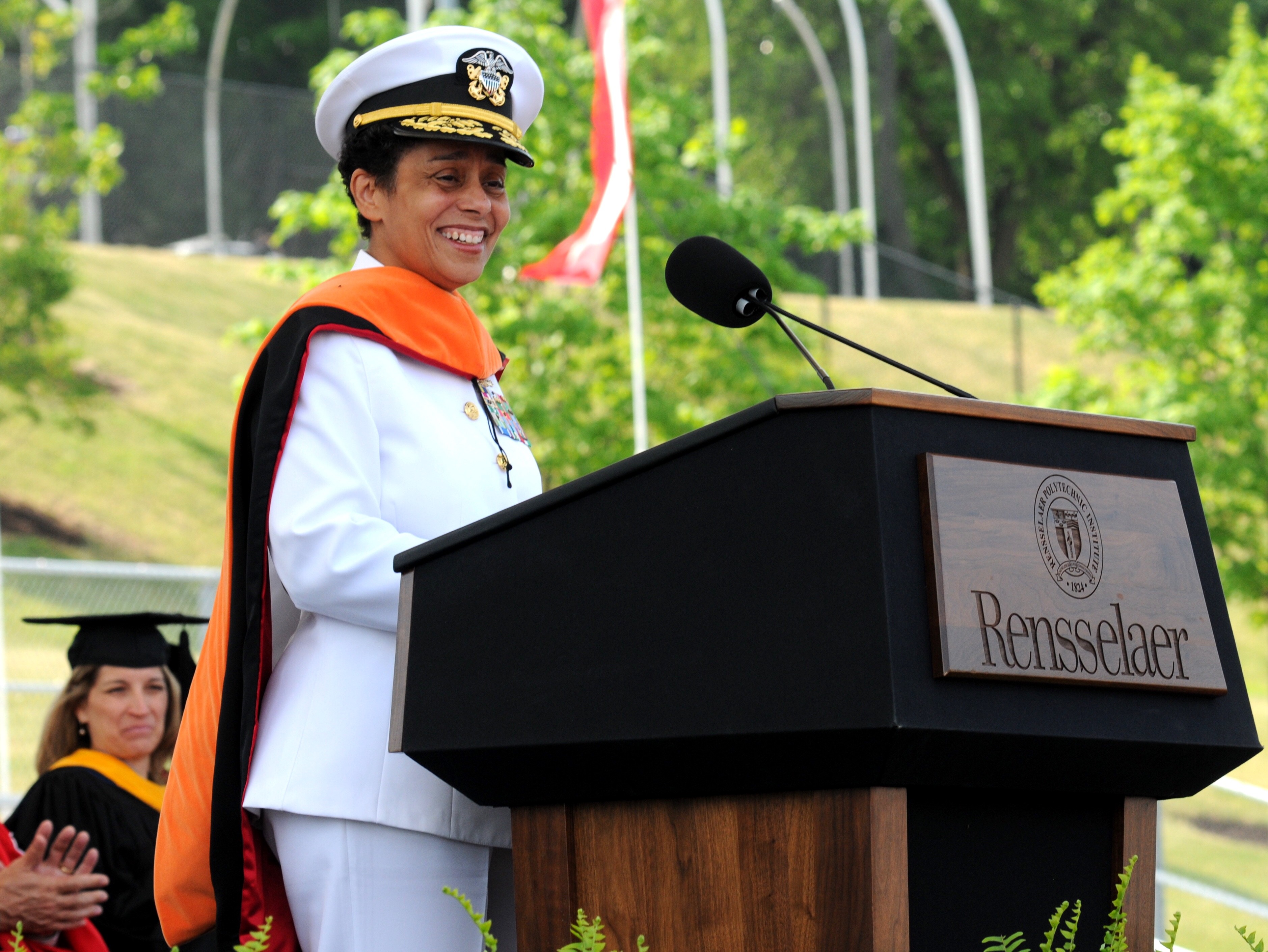 Adm. Michelle Howard Delivers Commencement Address at Rensselaer ...