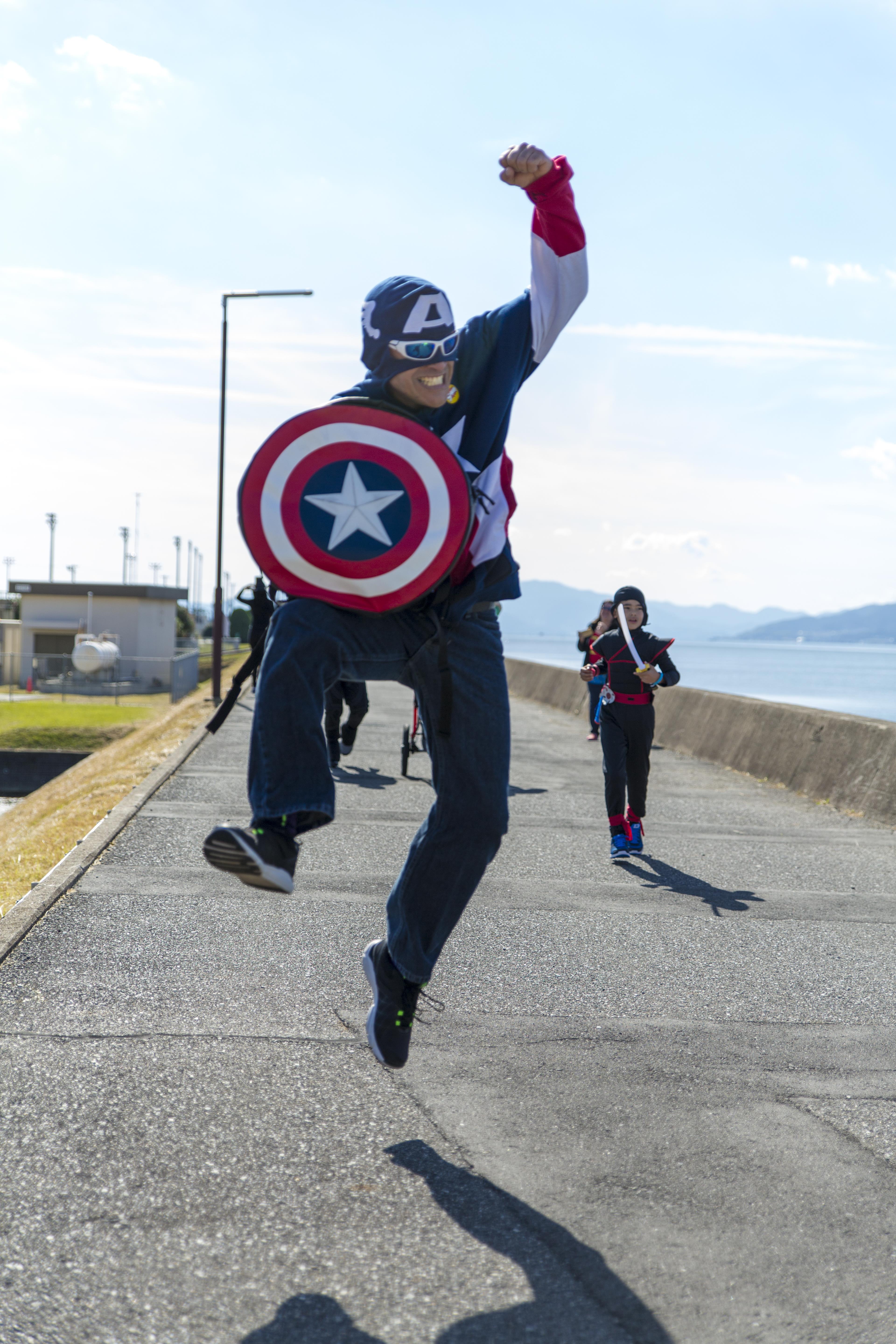 MCAS residents race during Superhero Fun Run