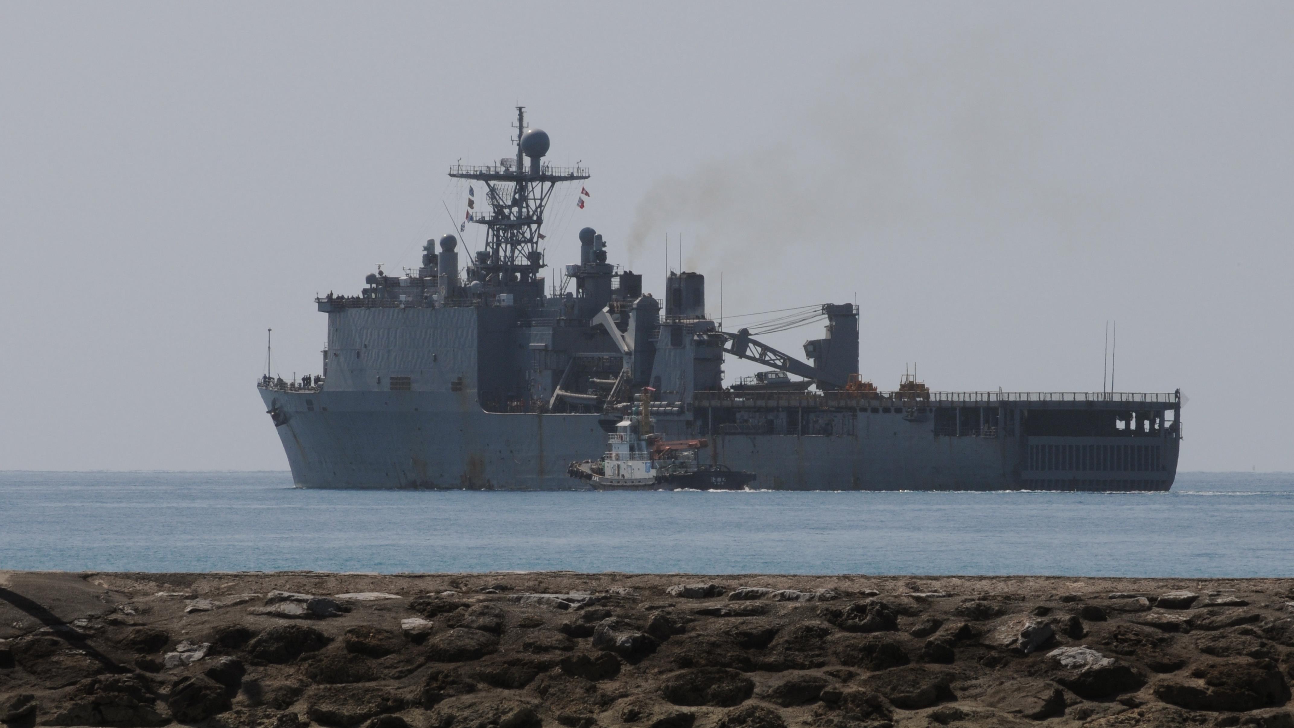 Amphibious dock landing ship USS Germantown
