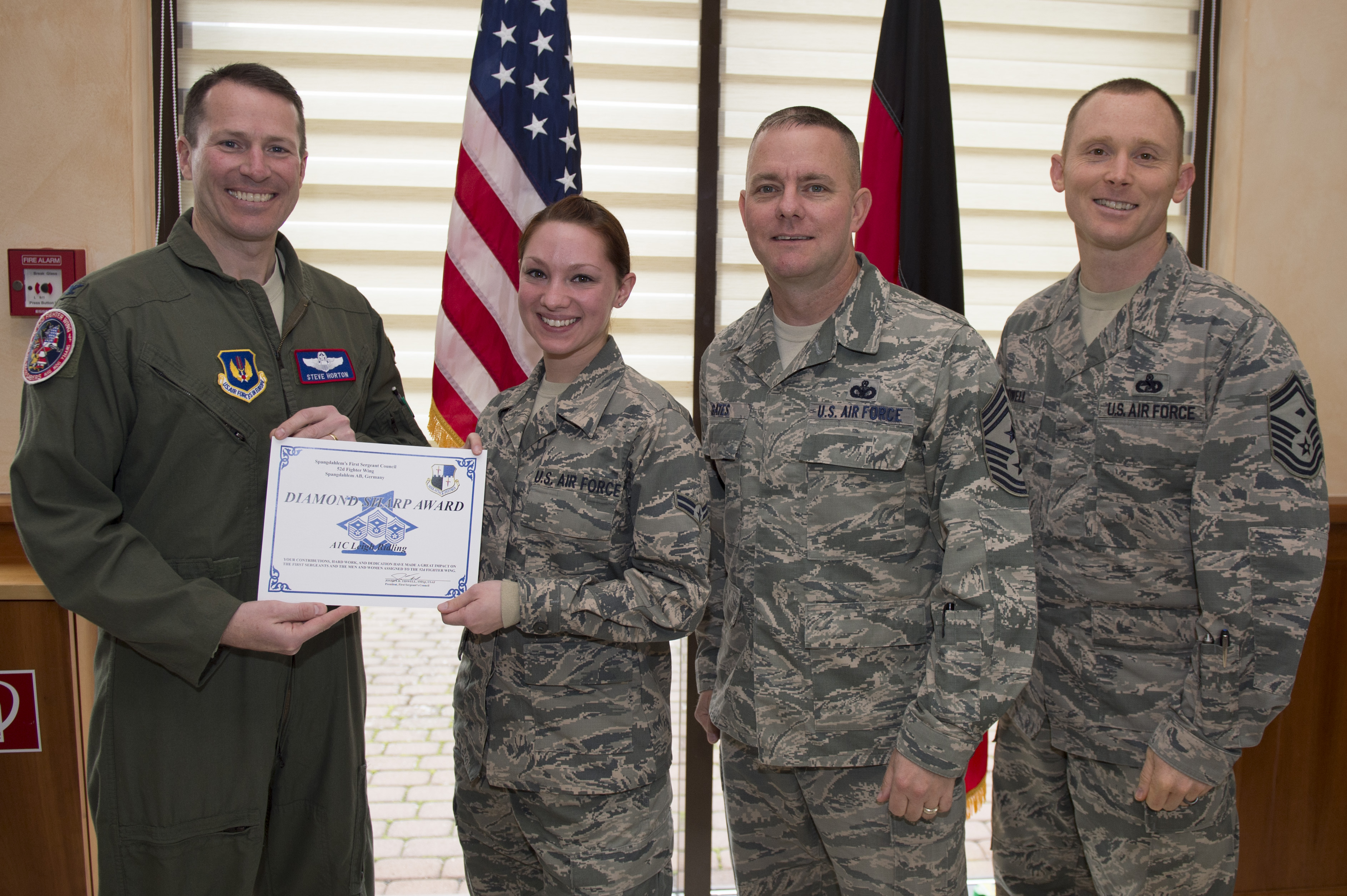 Diamond Sharp award highlights base Airmen