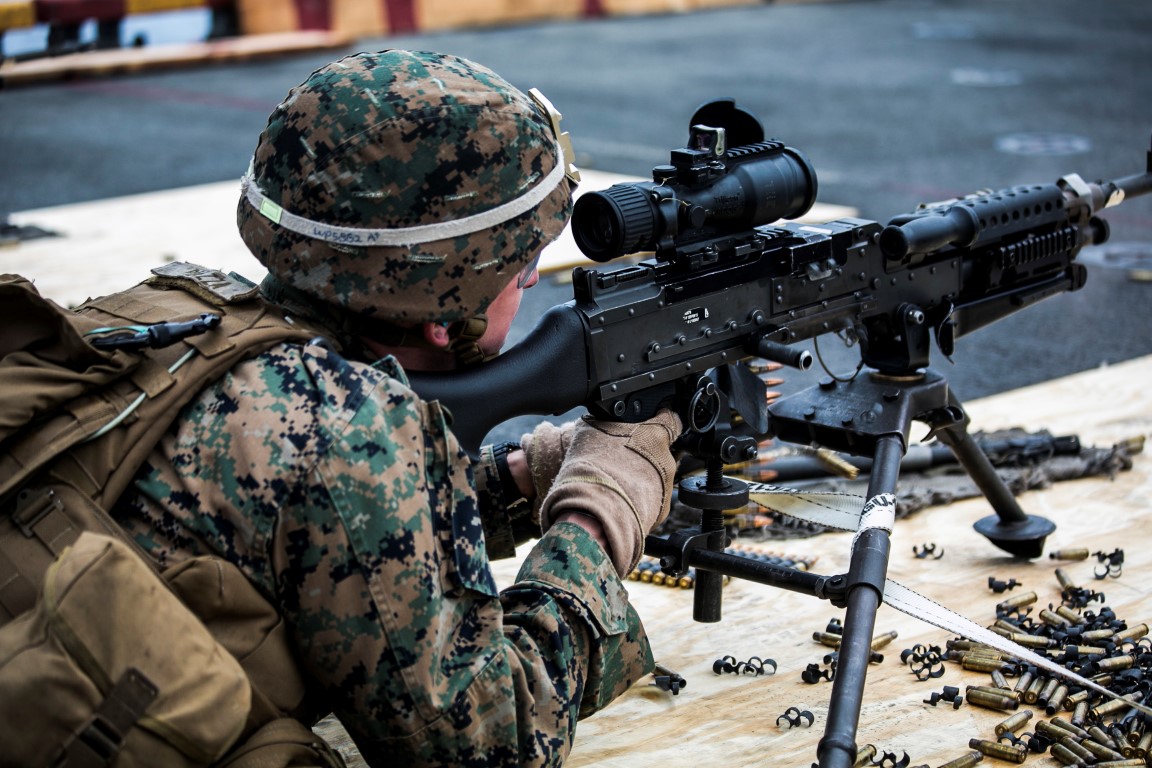 Learning at the rapid rate: Machine gun marksmanship