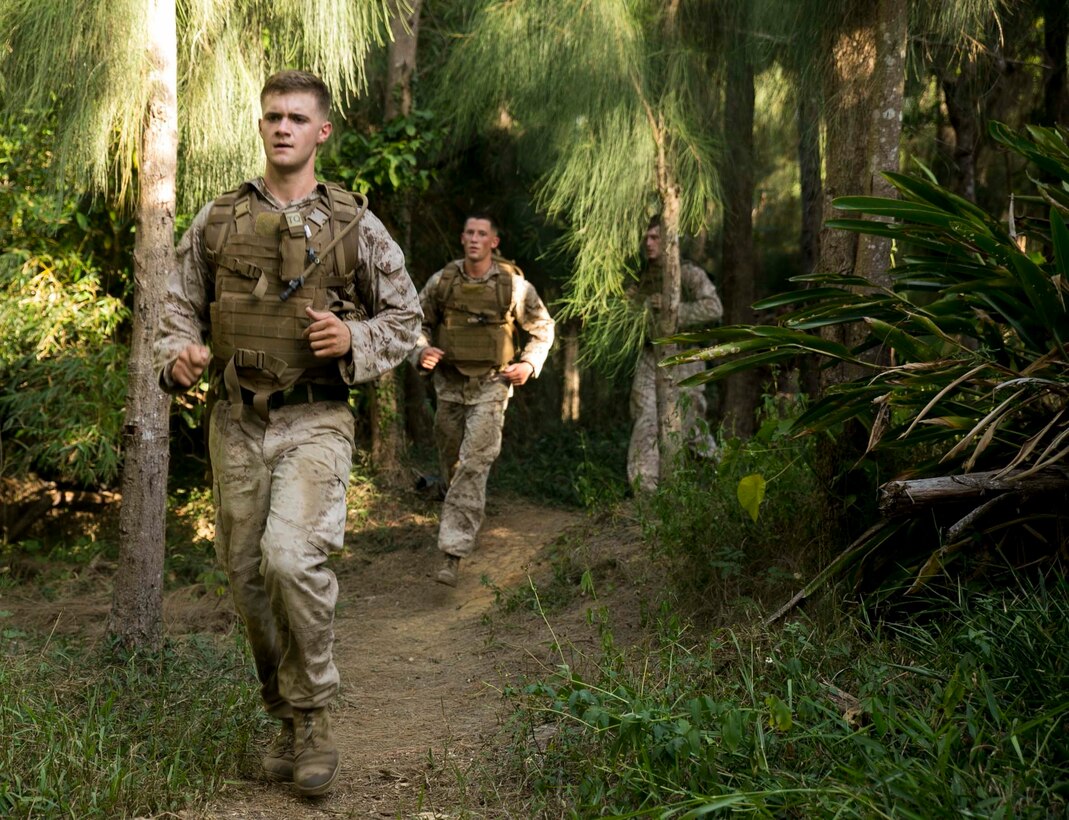 5th ANGLICO Marines challenge the Medal of Honor Endurance Course