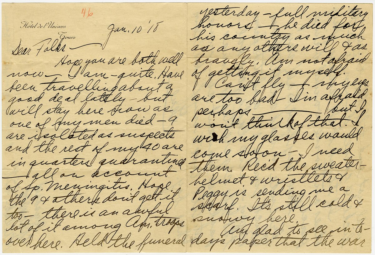 Lt. Eugene Scroggie’s Letter Home > National Museum of the United ...
