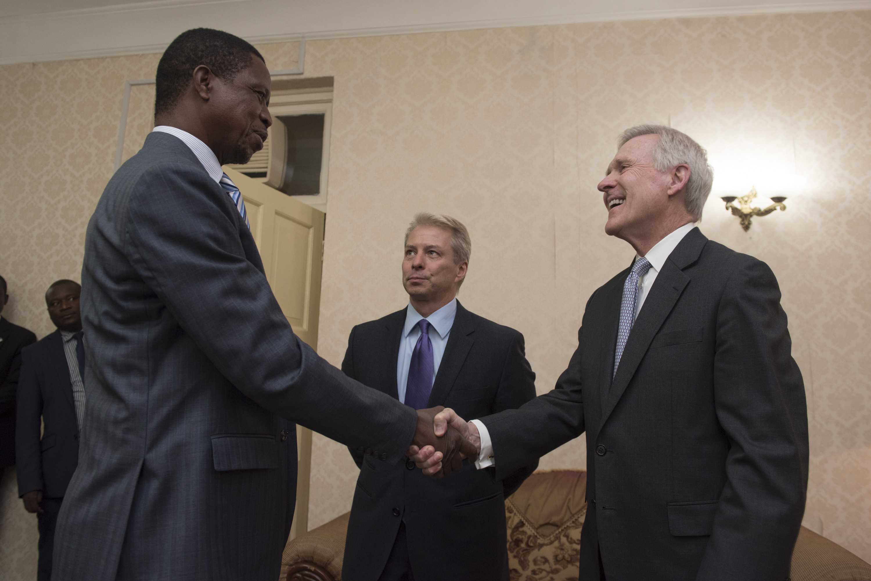 SECNAV Meets with Zambian President > United States Navy > News Stories