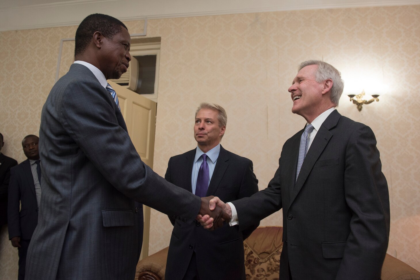 SECNAV Meets with Zambian President > United States Navy > News Stories
