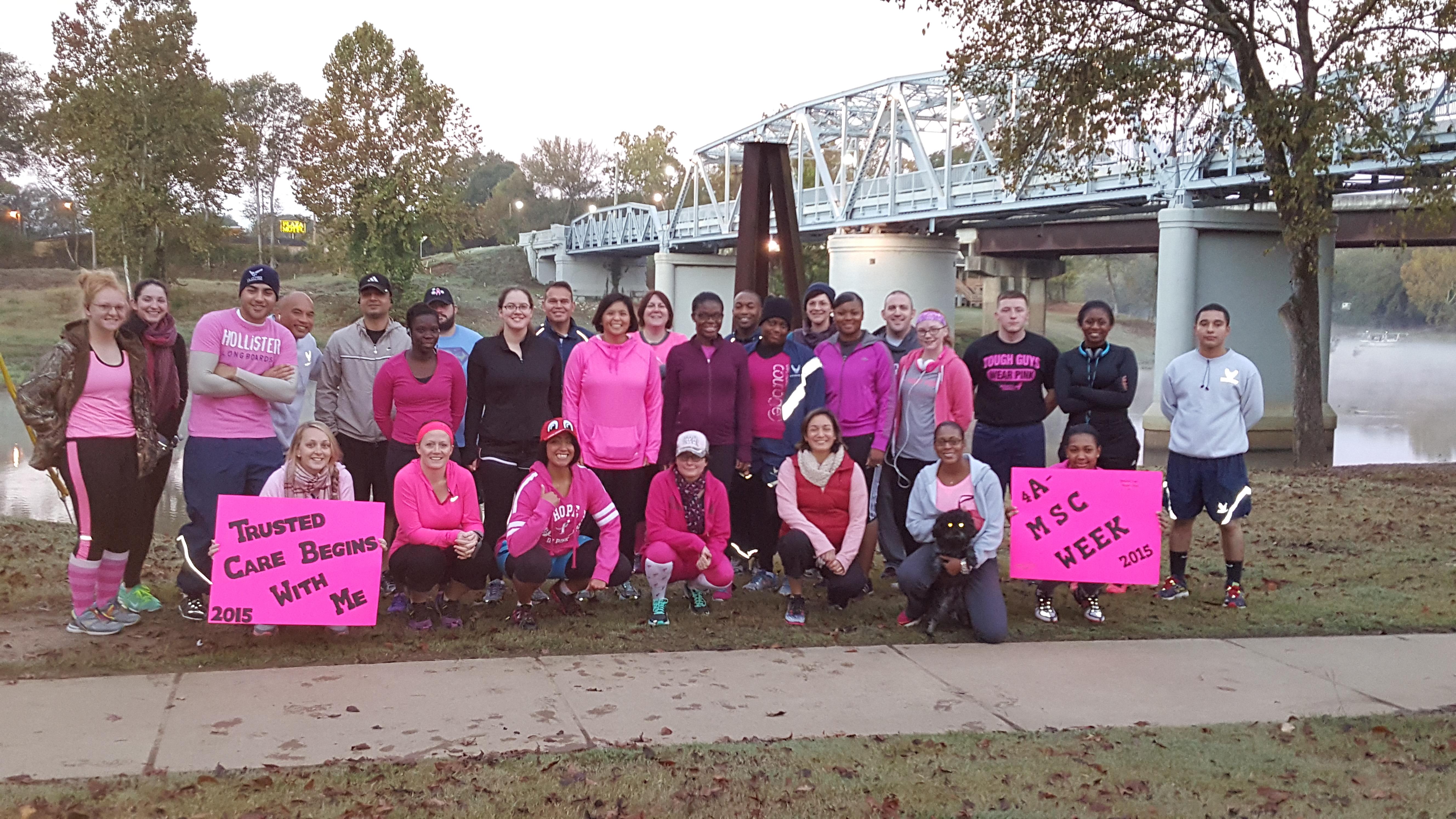 14th MDOS participates in breast cancer awareness run