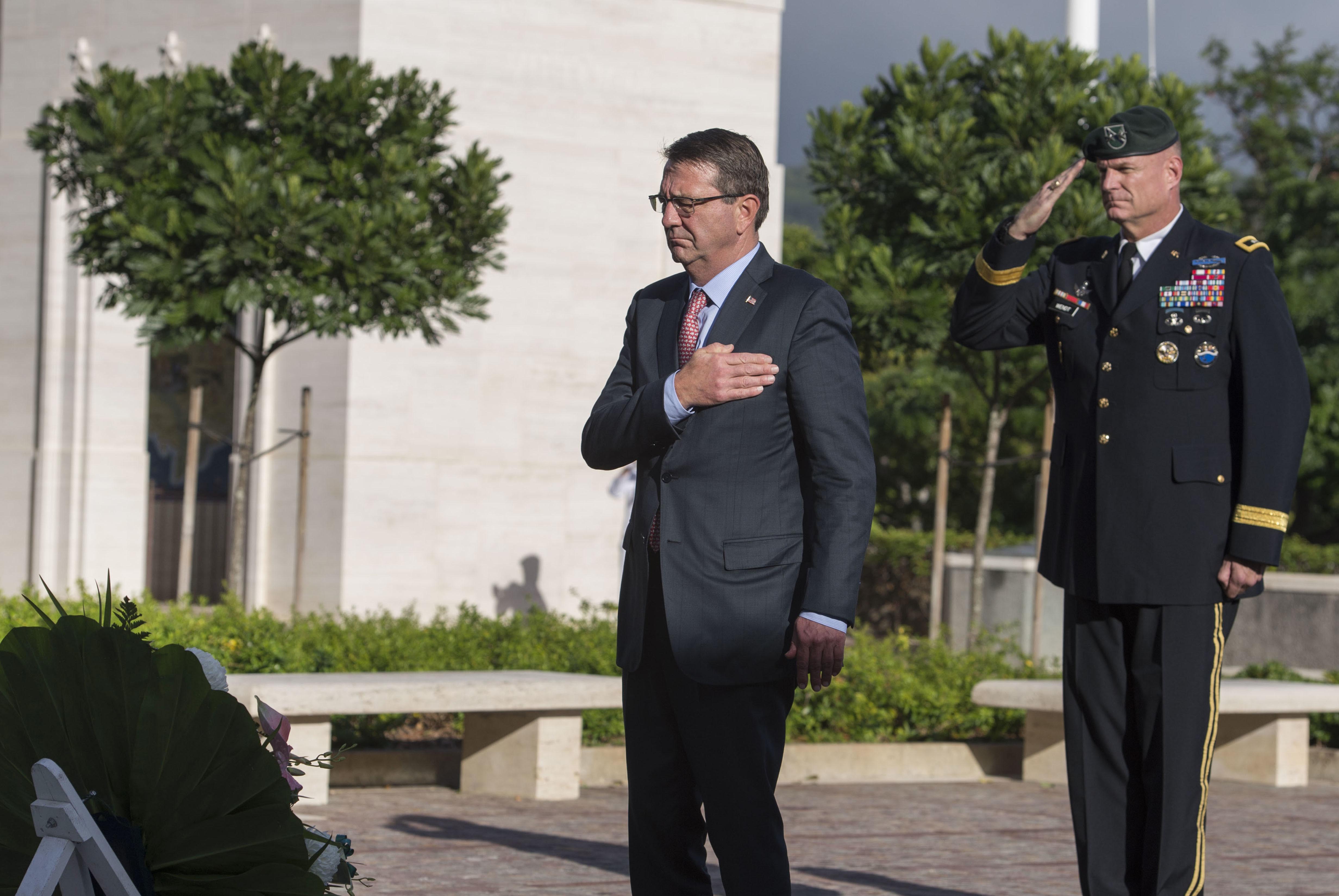 Hand Over Heart | U.S. Department of War