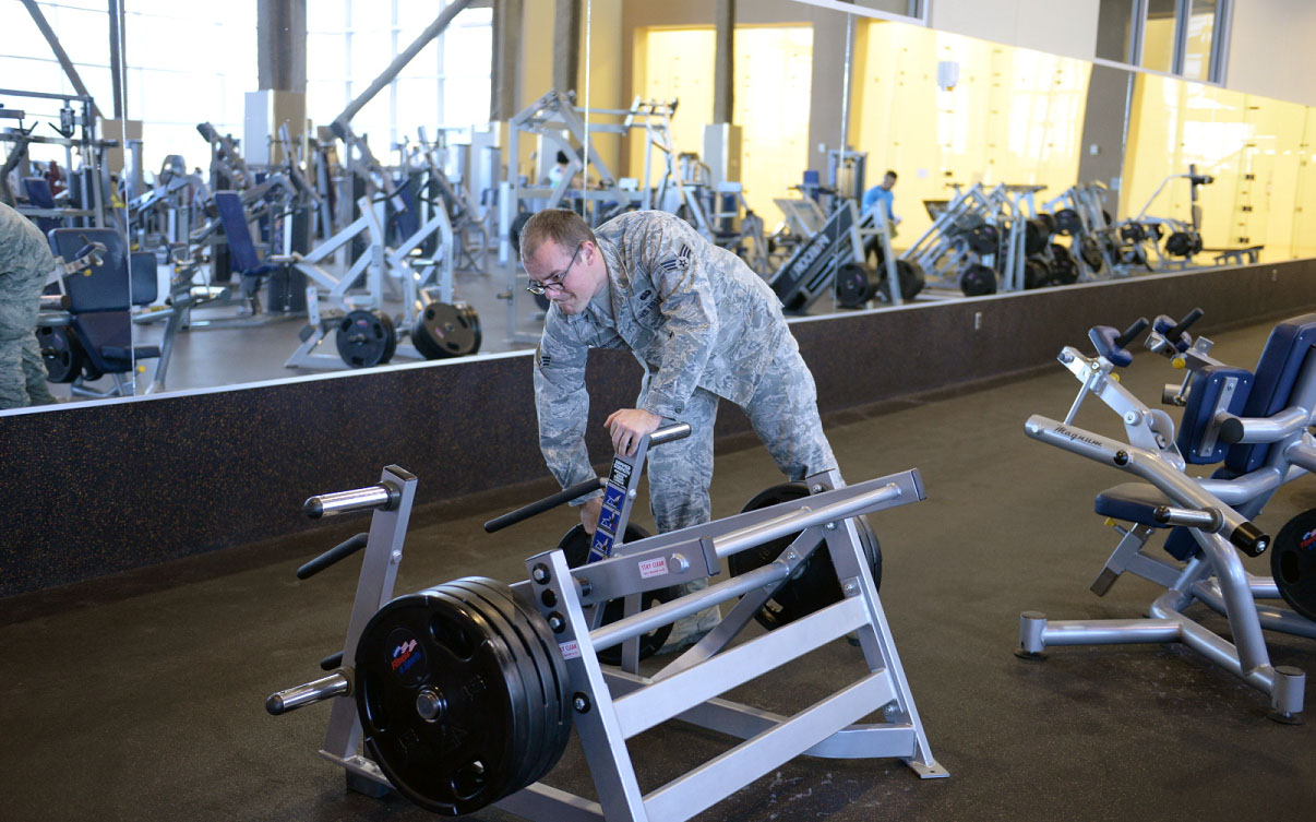 Airmen of WFC keep gym clean, functional