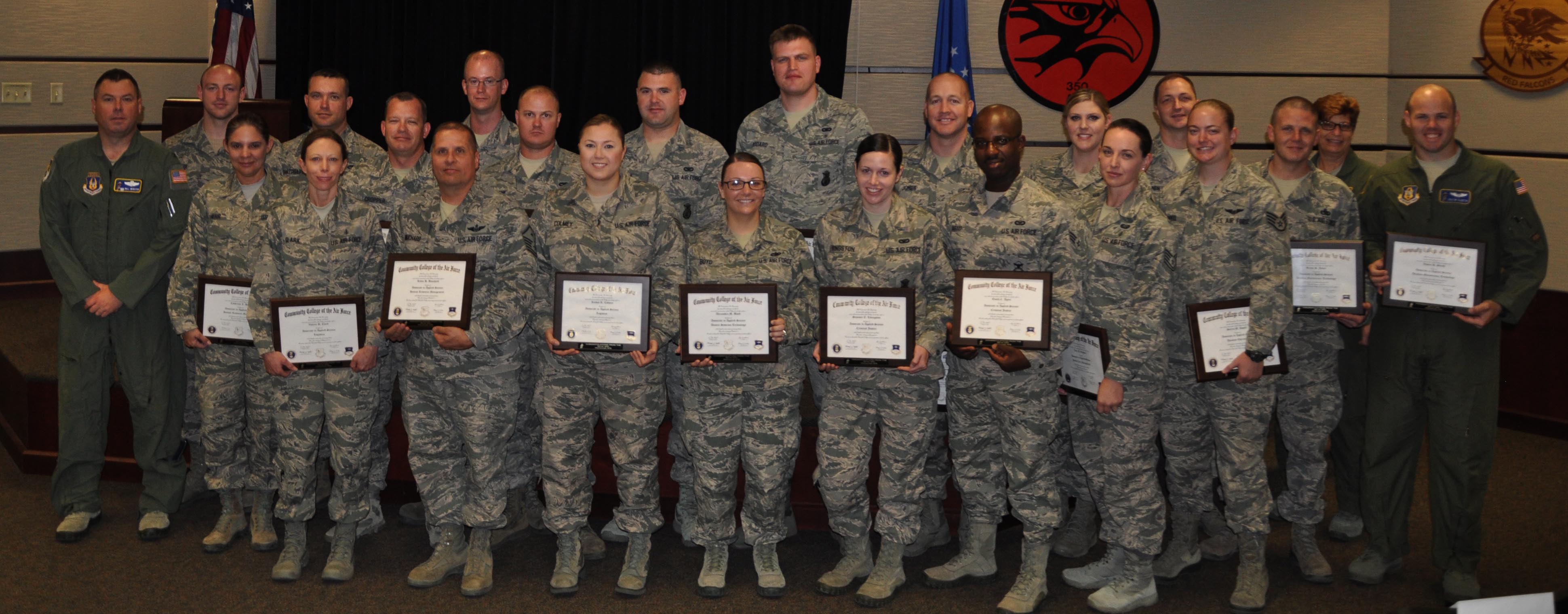 28 walk at CCAF graduation ceremony > 931st Air Refueling Wing ...