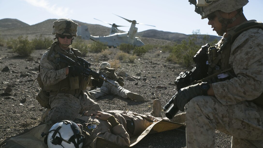 1/8 Marines participate in Tactical Recovery of Aircraft and Personnel ...