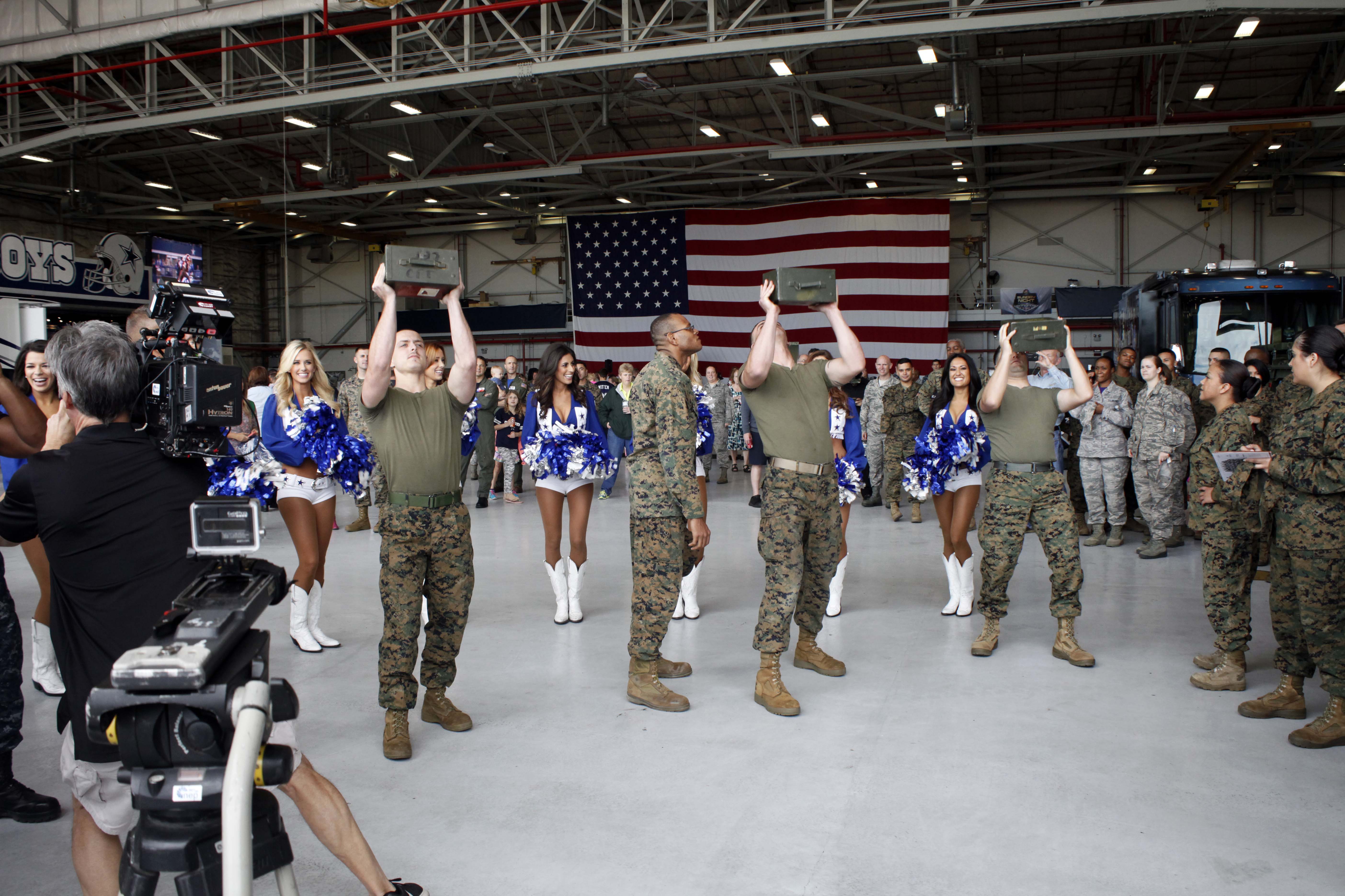 Dallas Cowboys Military Appreciation event