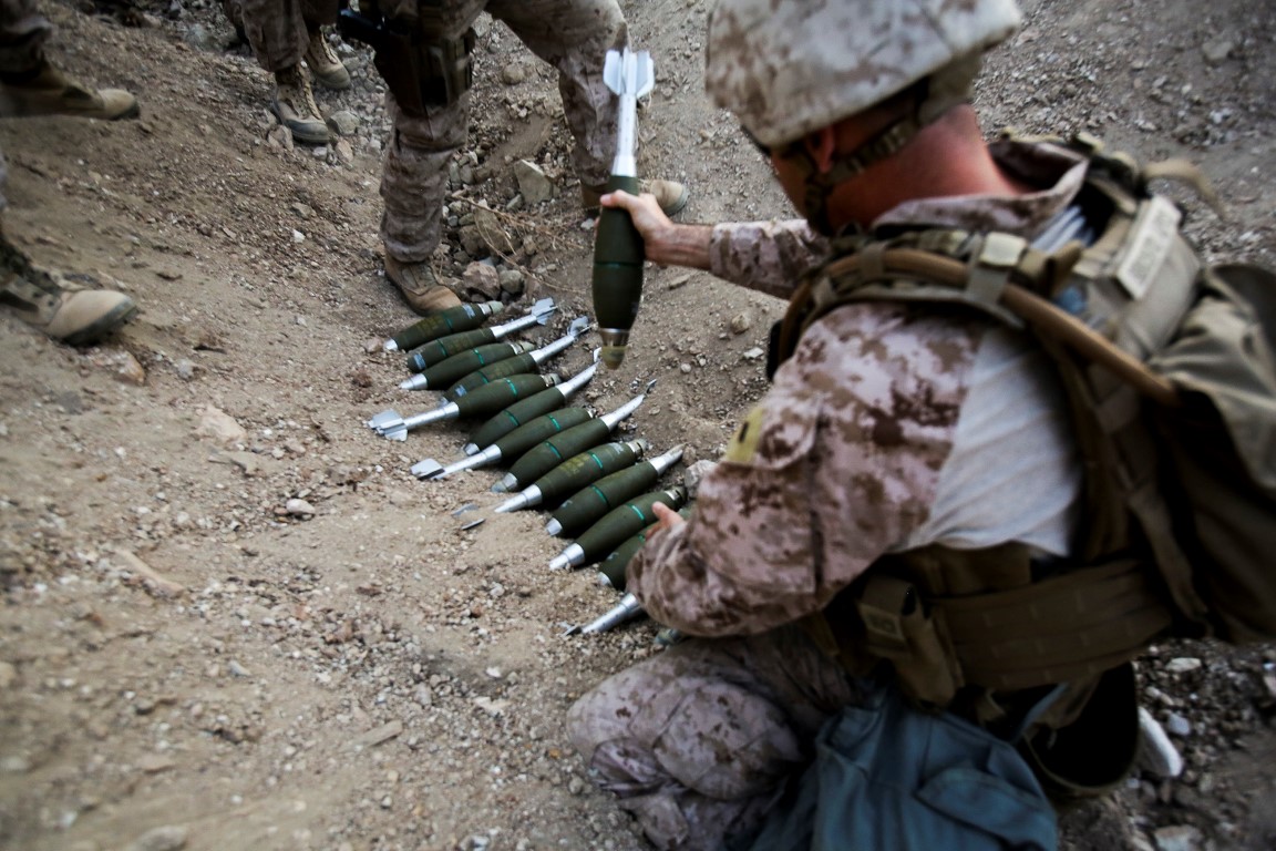 EOD techs destroy unserviceable mortars, ensure force protection