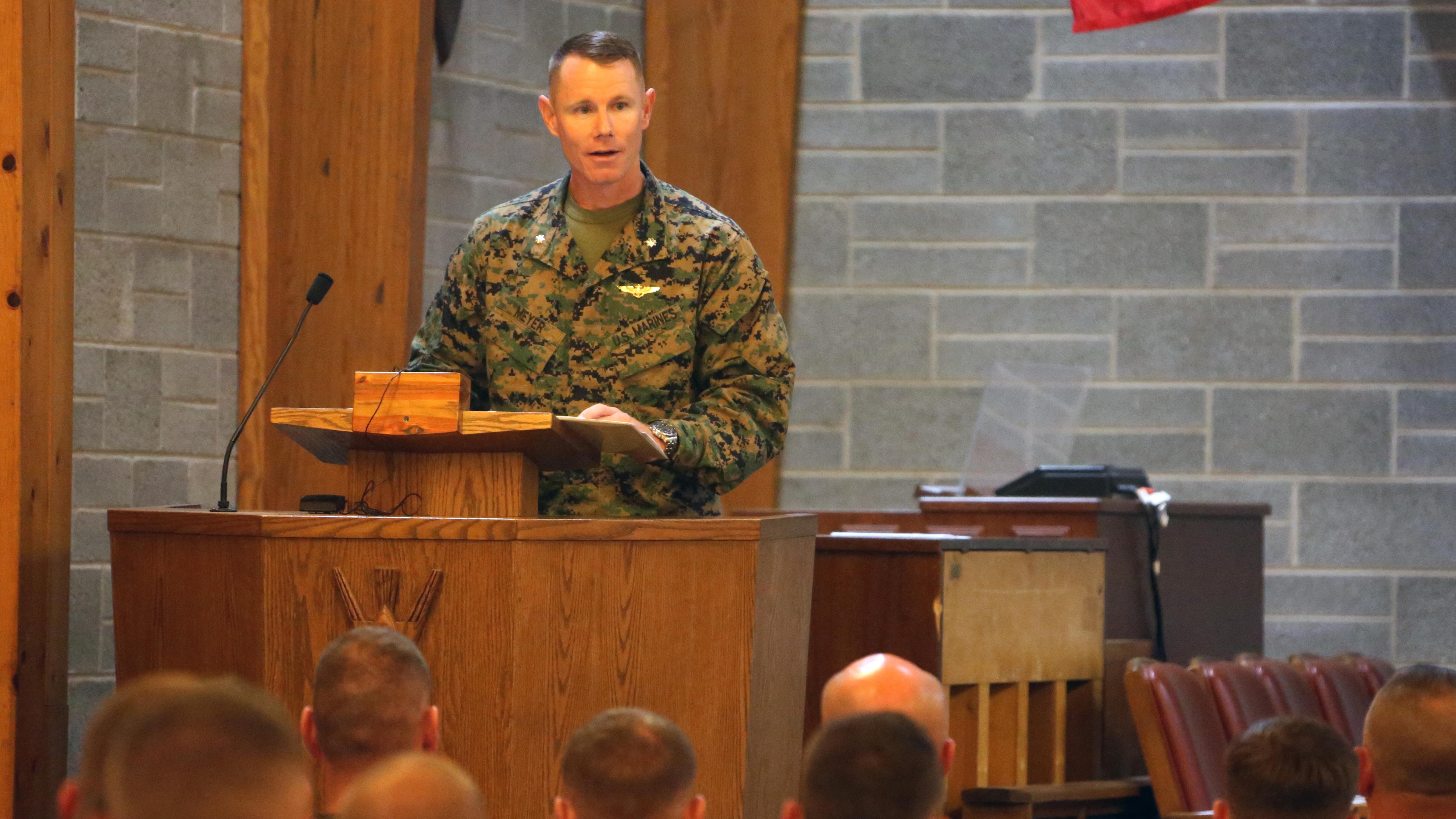 Marines gather to honor fallen brother’s memory