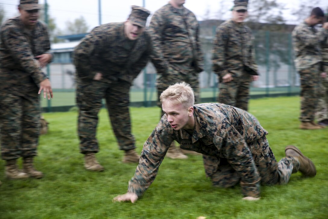 U.S. Marines, British Army hold CFT competition