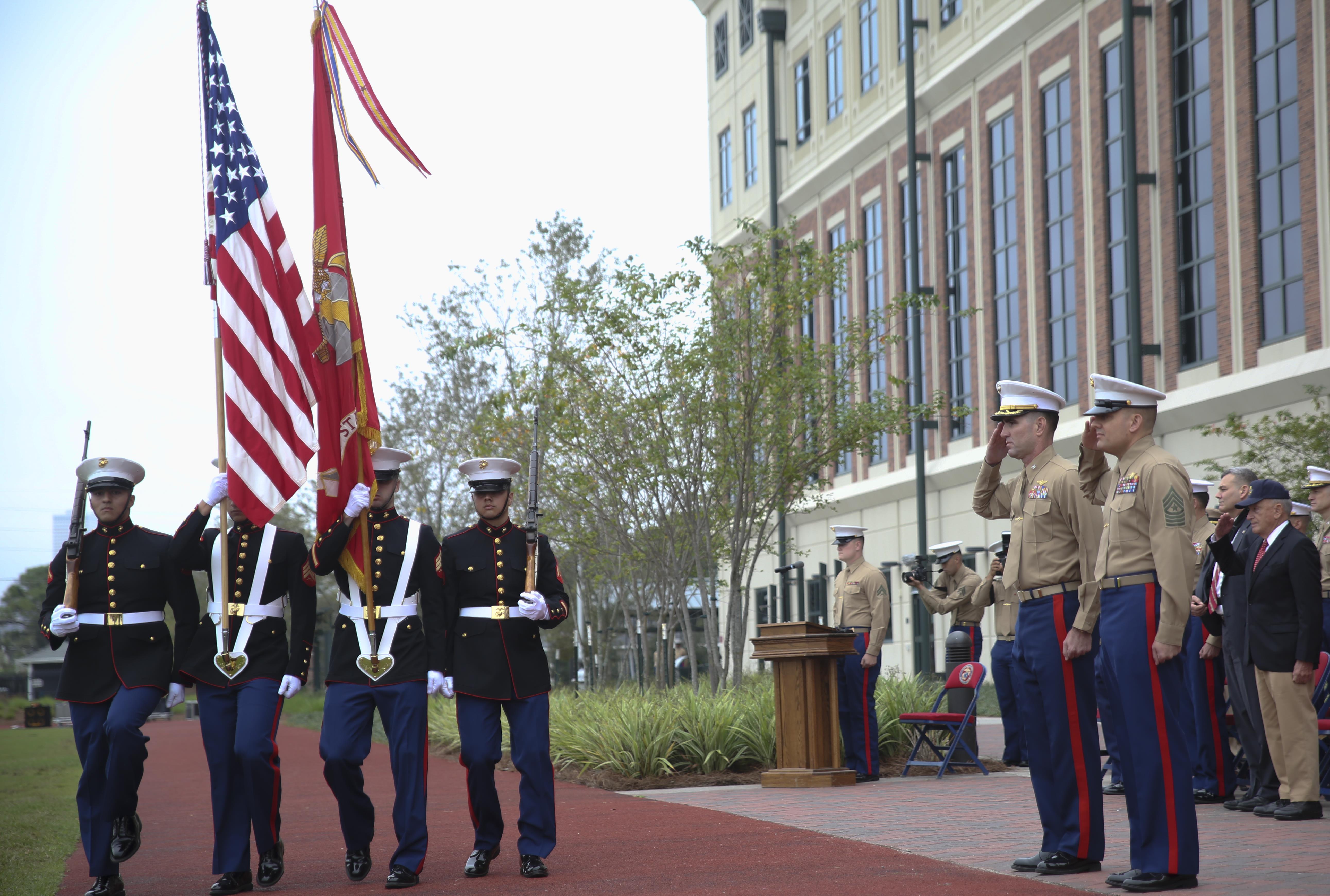 Marine Corps 240th Birthday Cake-Cutting Ceremony