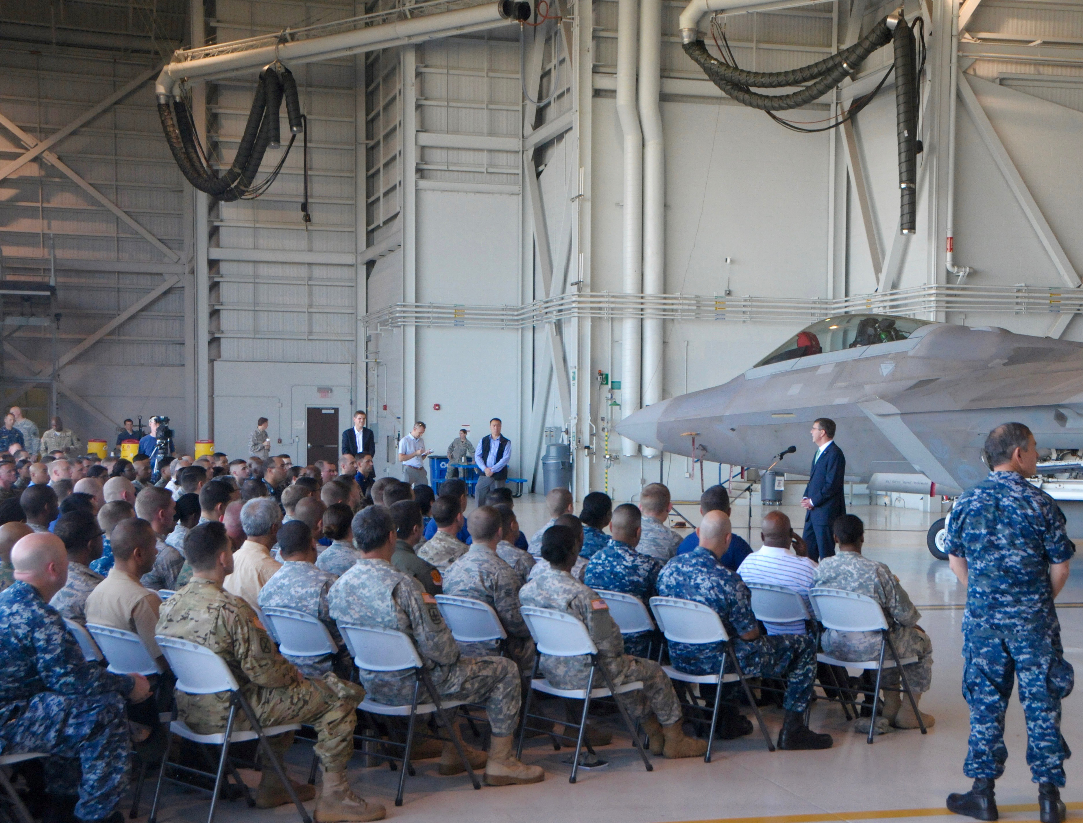 SECDEF addresses service members