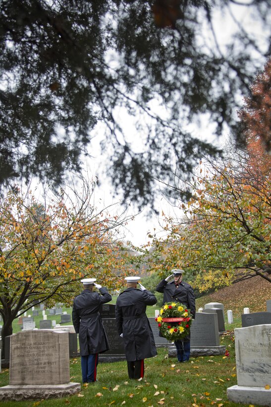Gen. Shepherd Wreath-Laying