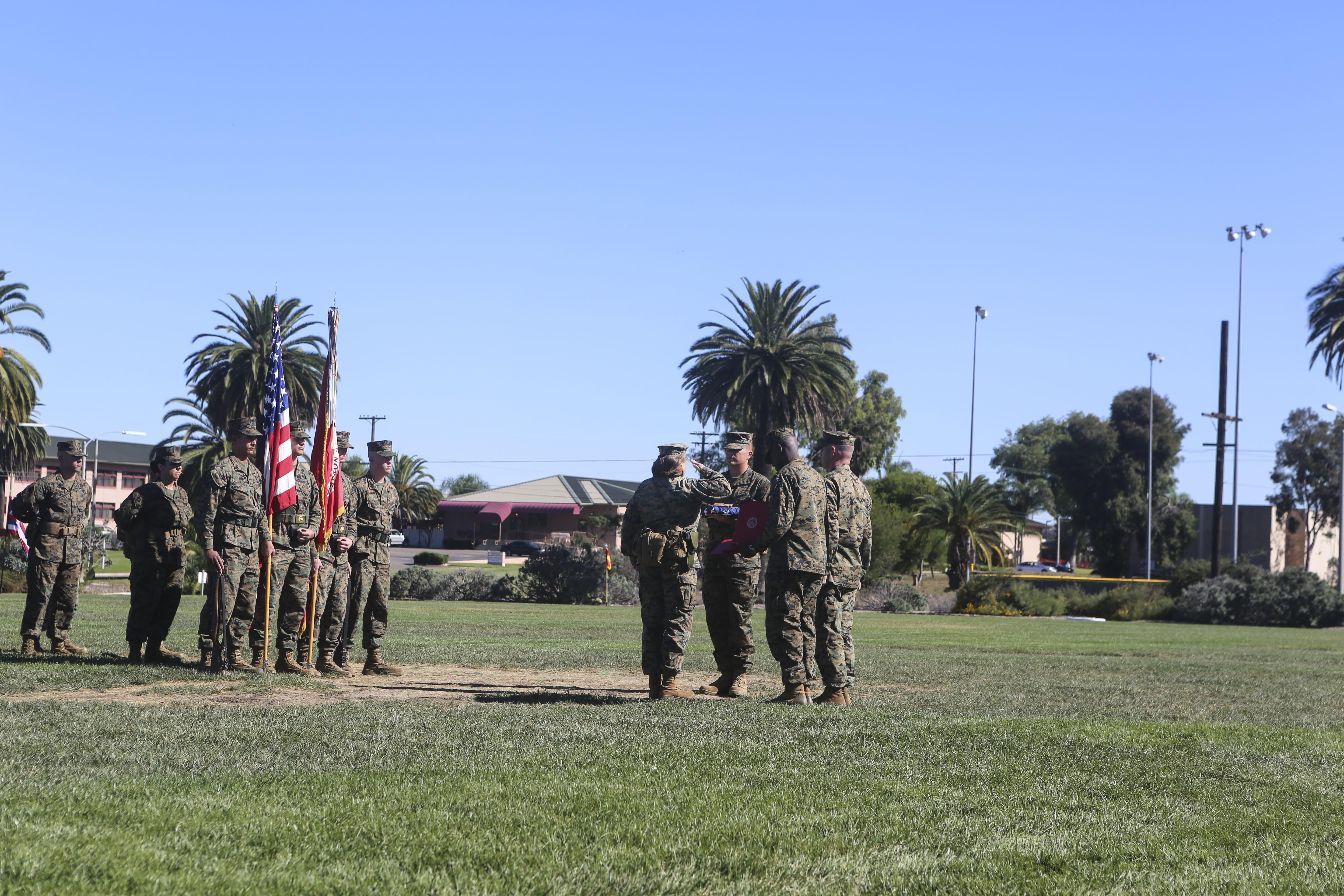 First female master gunnery sergeant in aviation supply retires after ...