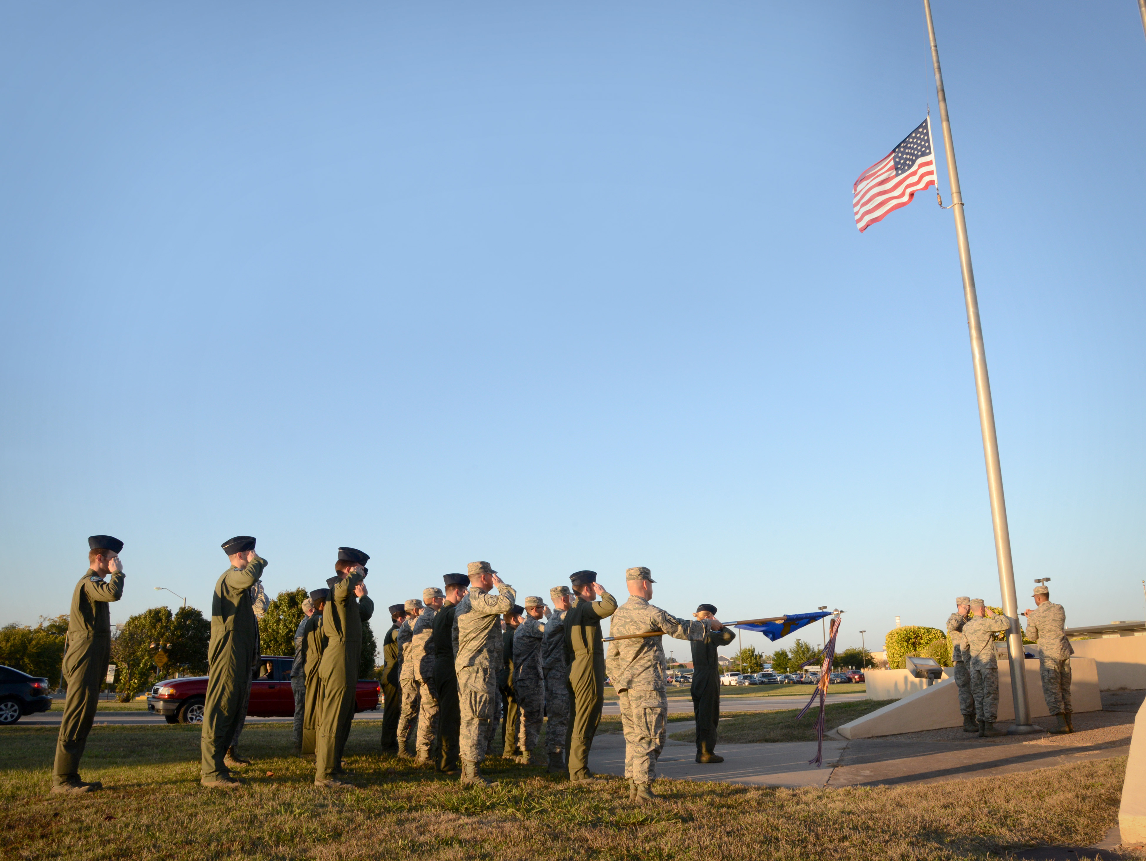 PHOTO: Honoring the flag > Tinker Air Force Base > Article Display