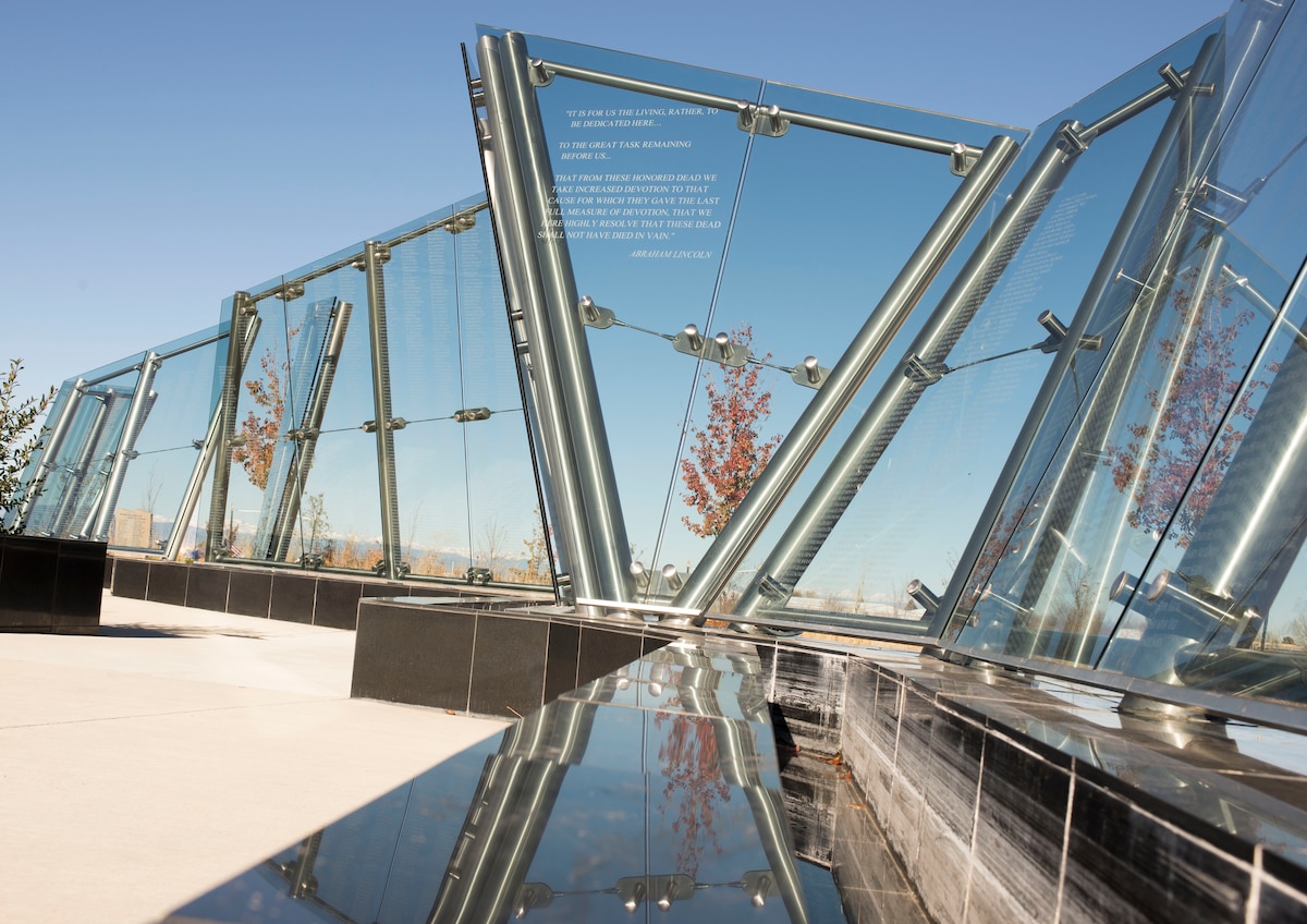 Founder of Freedom Memorial Shares Story > 140th Wing > Display