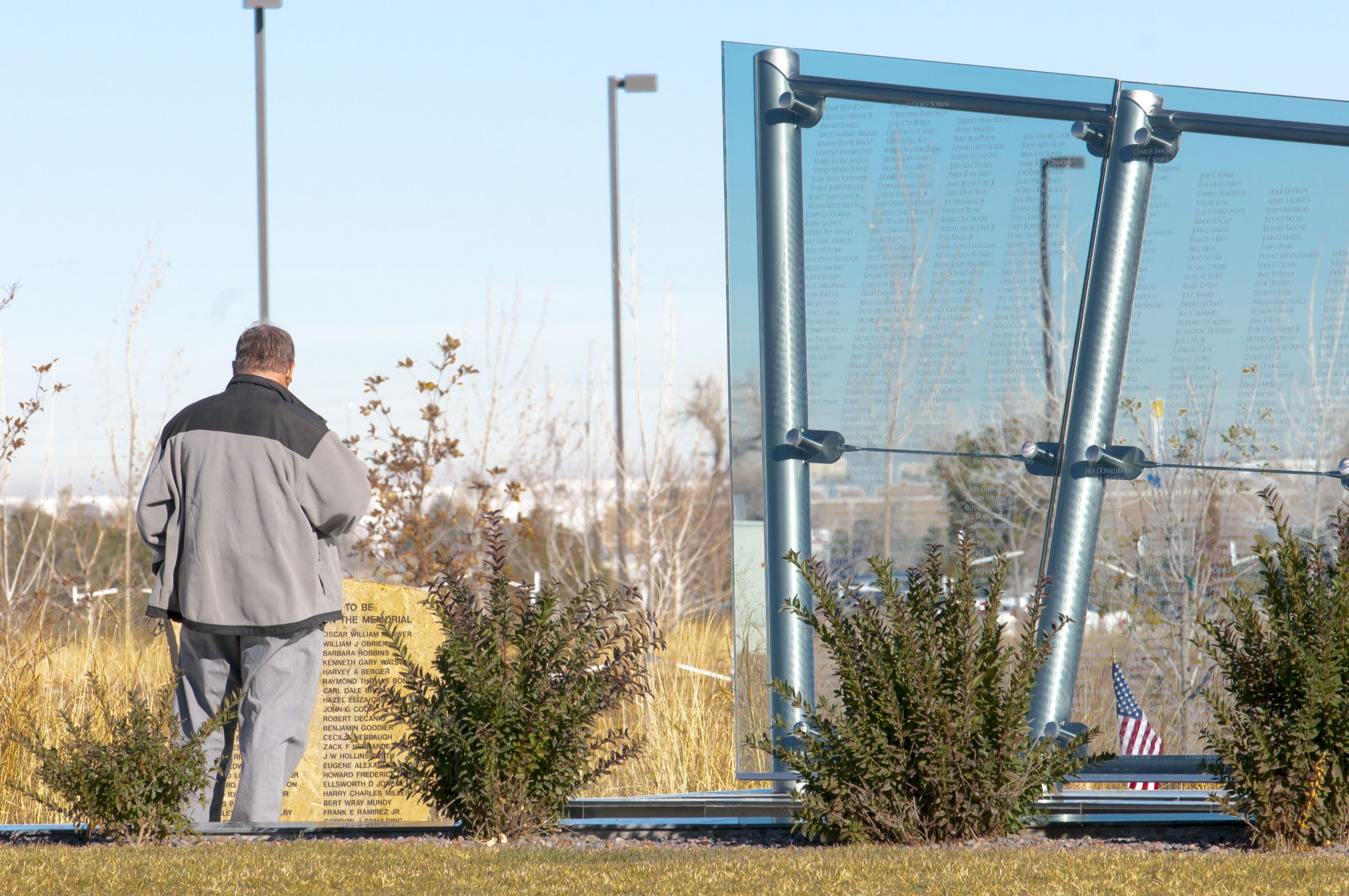 Founder of Freedom Memorial Shares Story > 140th Wing > Display
