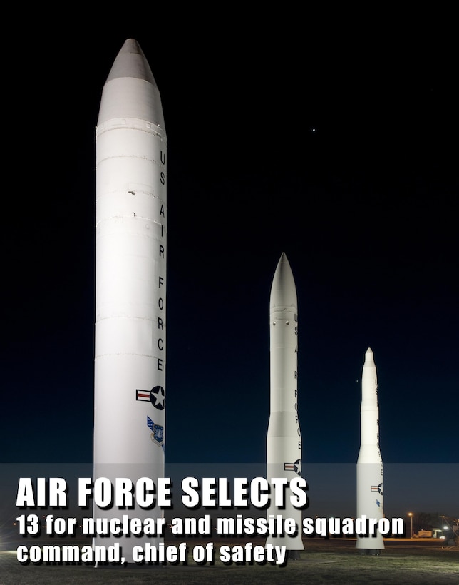 Missile display at F.E. Warren AFB