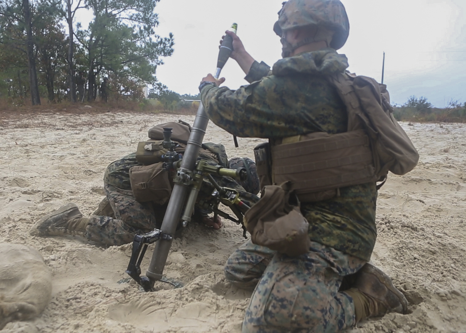 3/6 fires mortars rain or shine